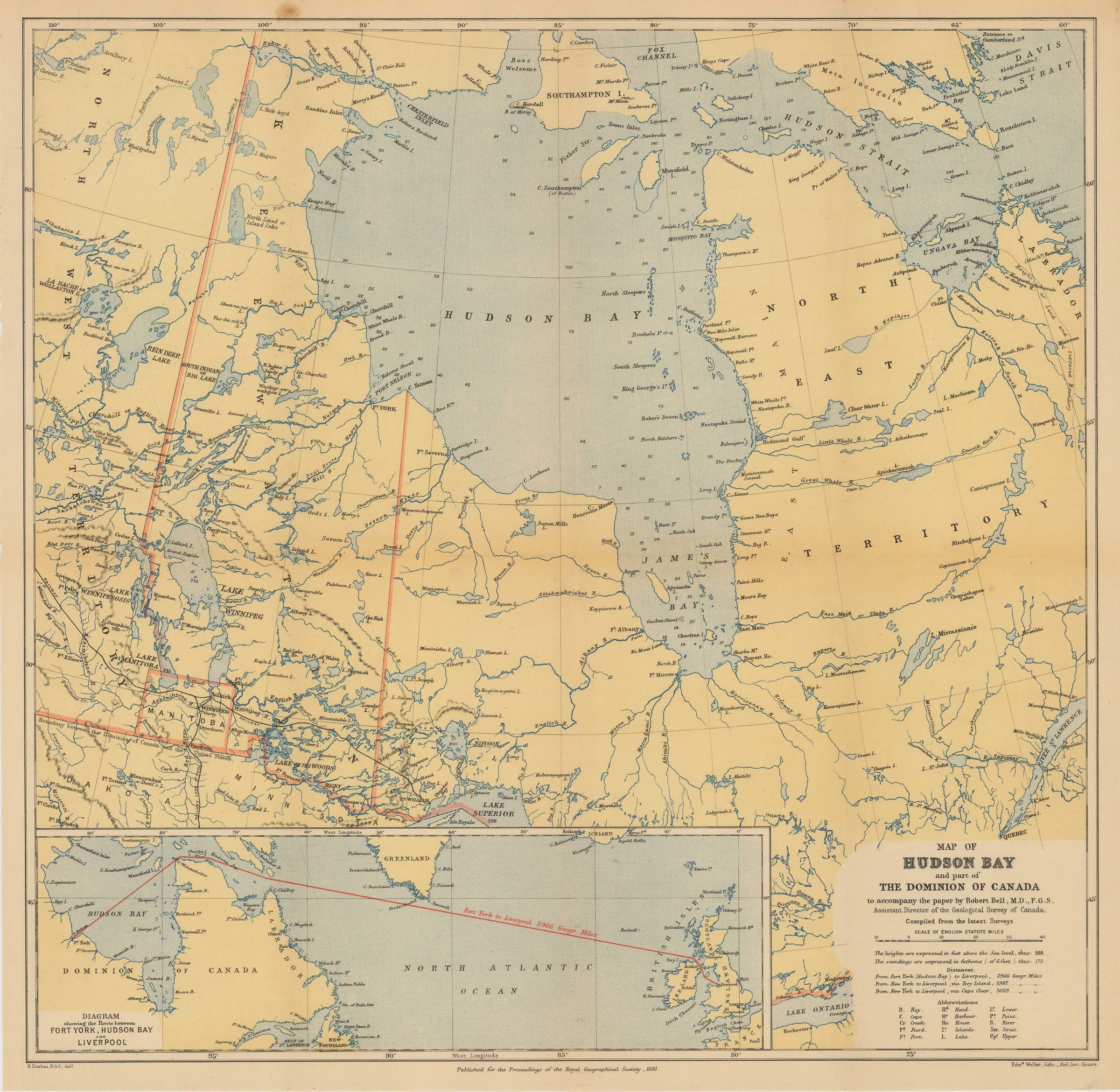 Hudson Bay Map Hudson Bay WorldAtlas