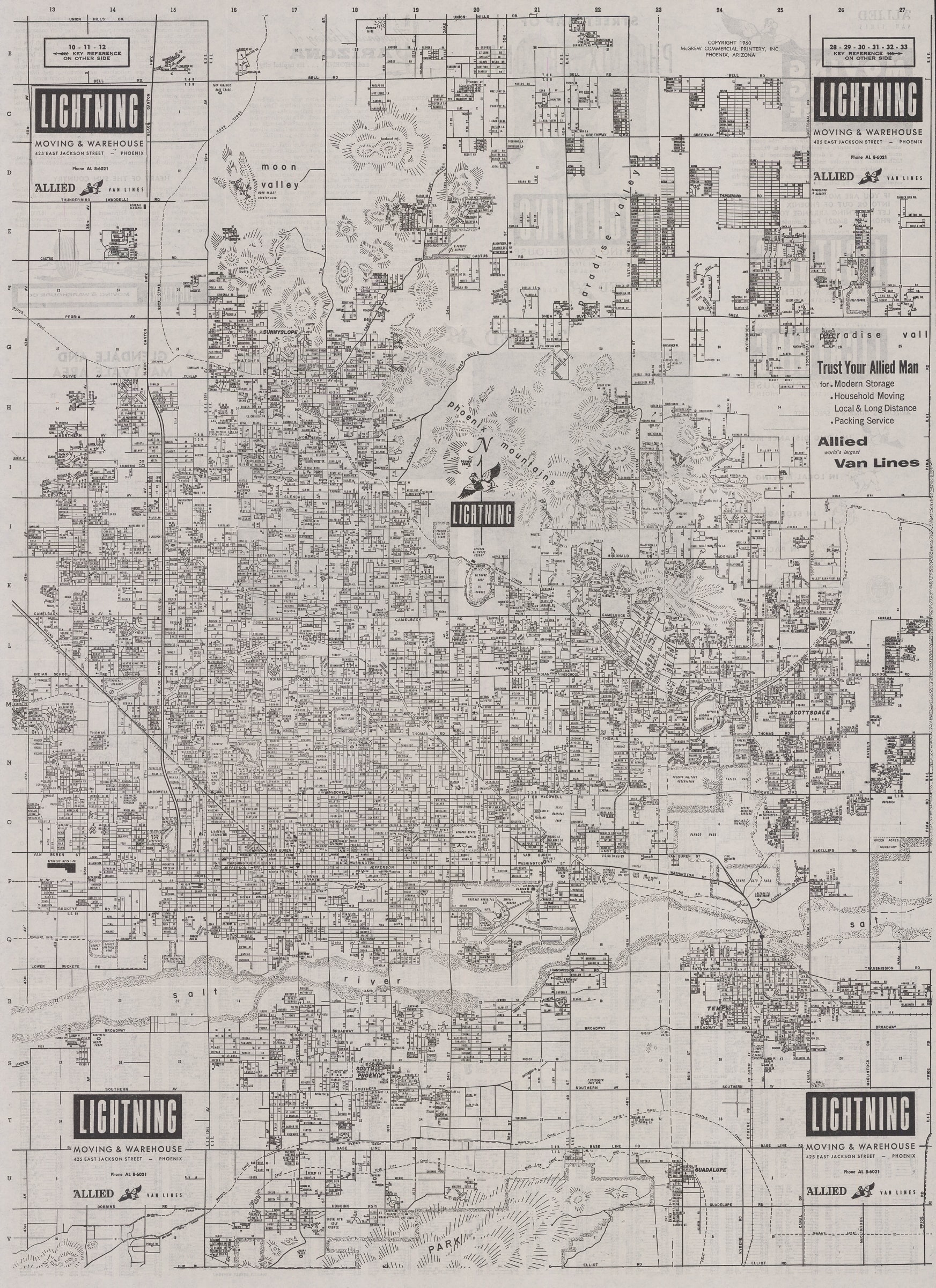 Phoenix Arizona Street Map Phoenix Arizona Street Map & Spectacular
