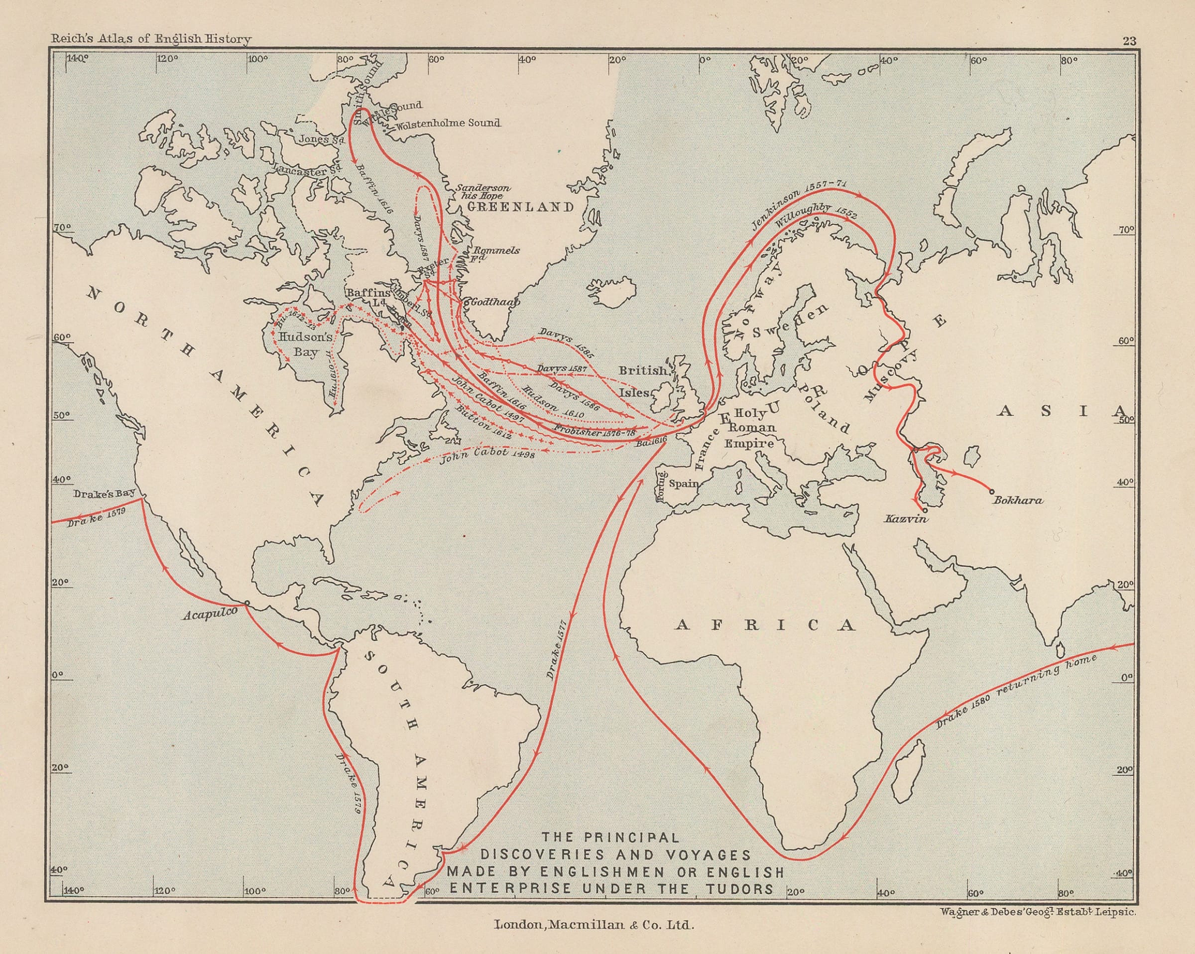 Emil Reich, English Voyages of Discovery during the Tudor Period, 1903 ...