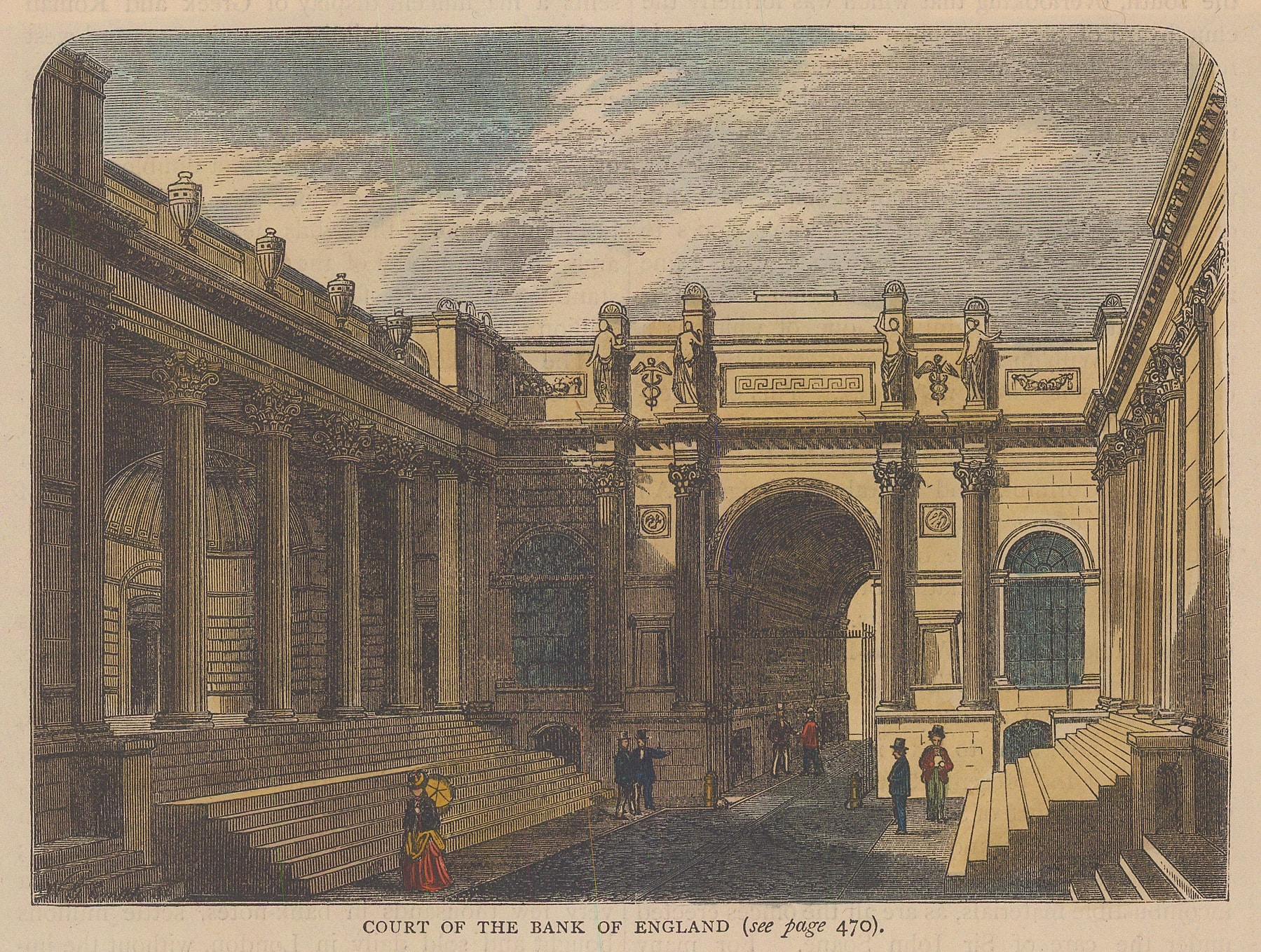 Old & New, London - Bank of England, 1880 c | The Map House