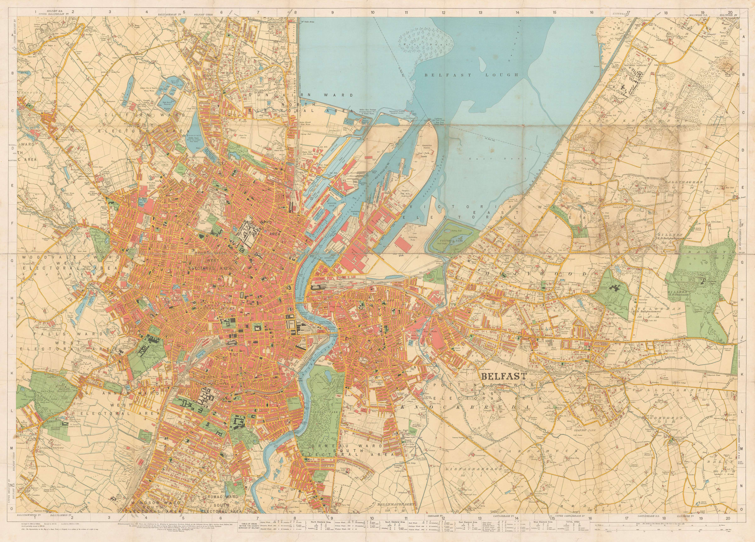 Ordnance Survey, Belfast, 1923 | The Map House