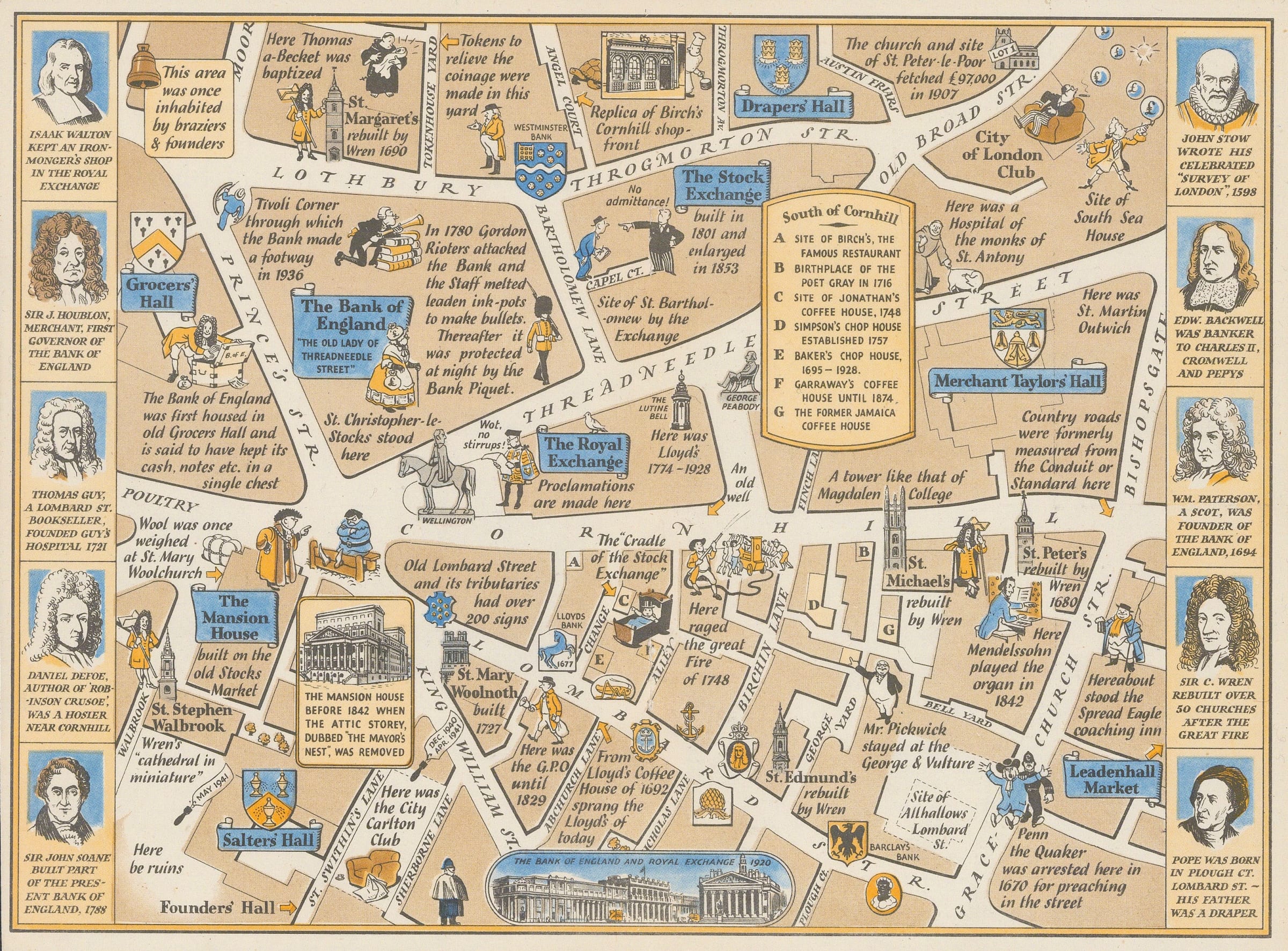 J.P. Sayer, The City of London, 1946 | The Map House