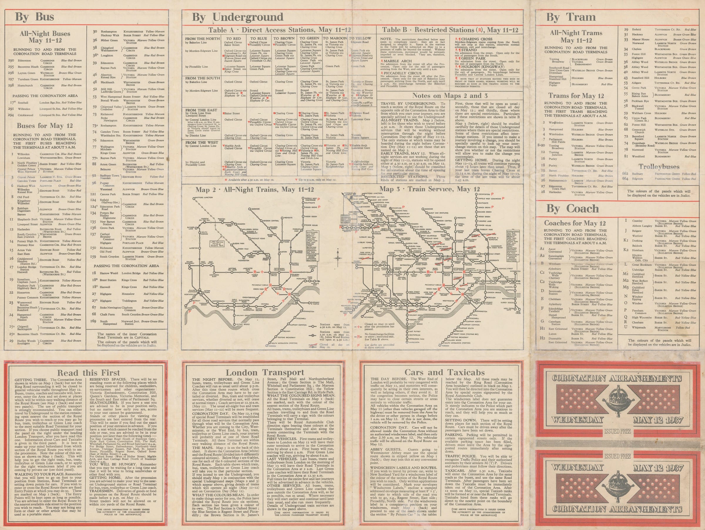 Geographia Ltd., The Coronation Area, 1937 | The Map House