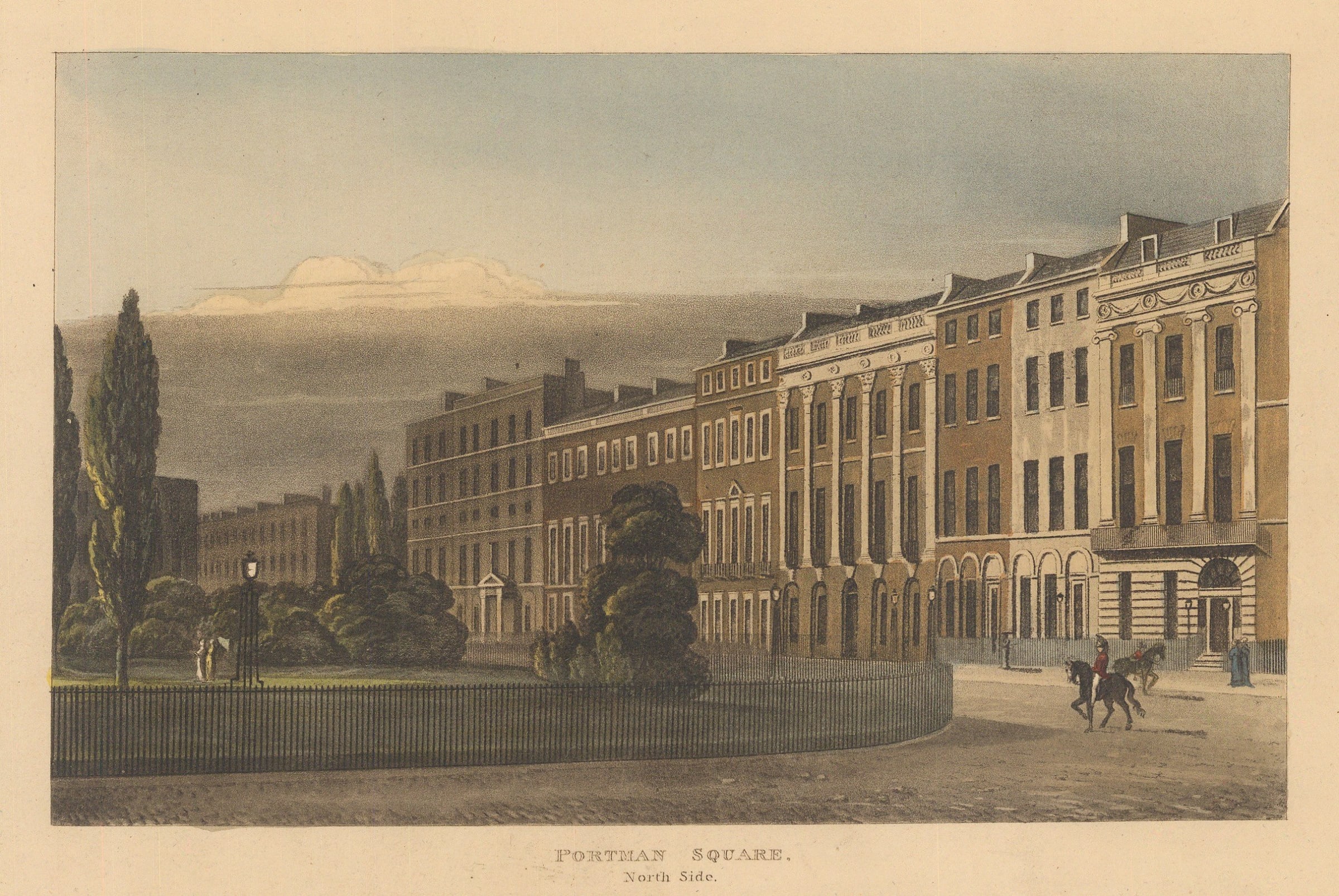 John Papworth, Portman Square, 1816 | The Map House