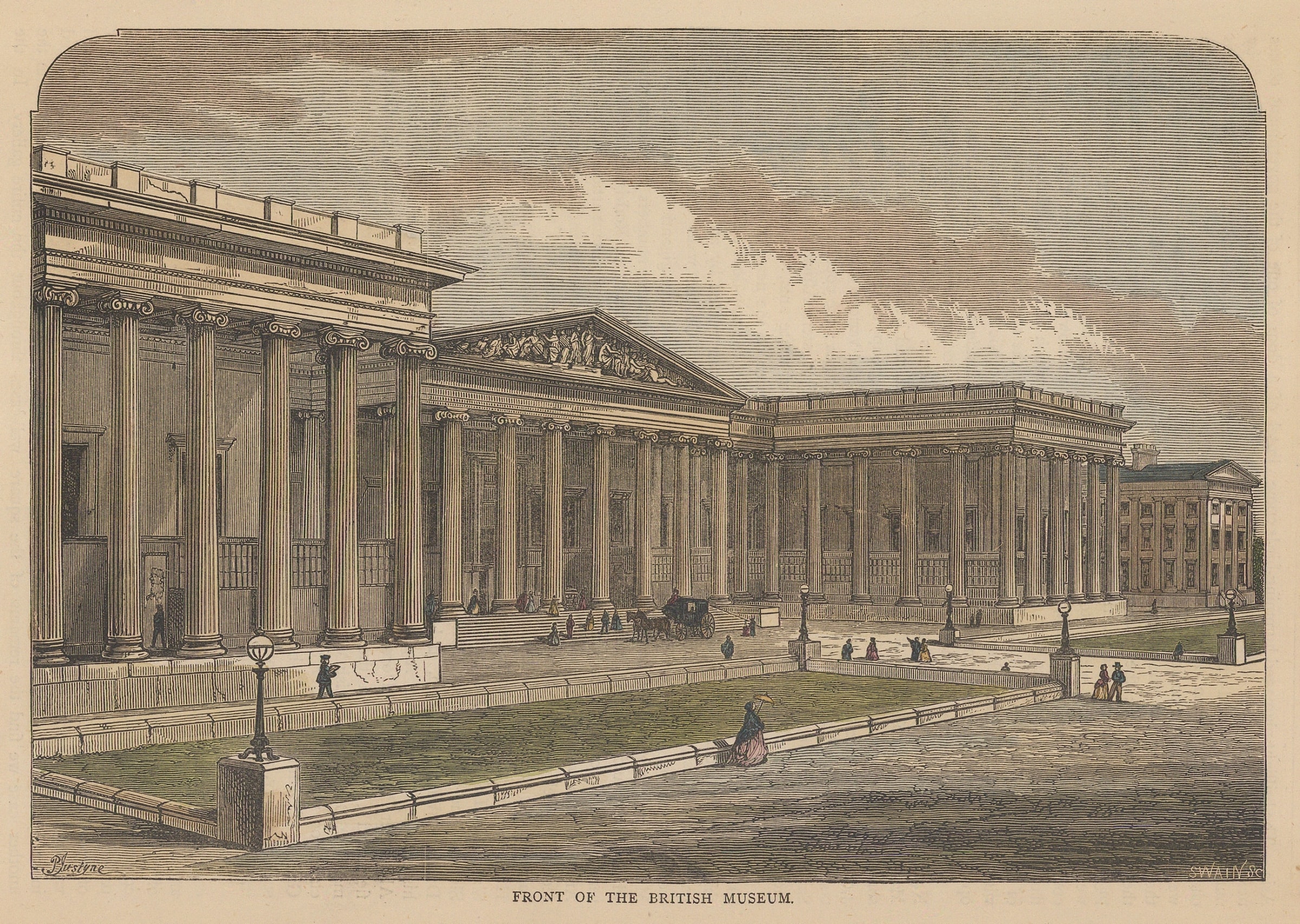 Old & New, London - British Museum, 1880 c. | The Map House