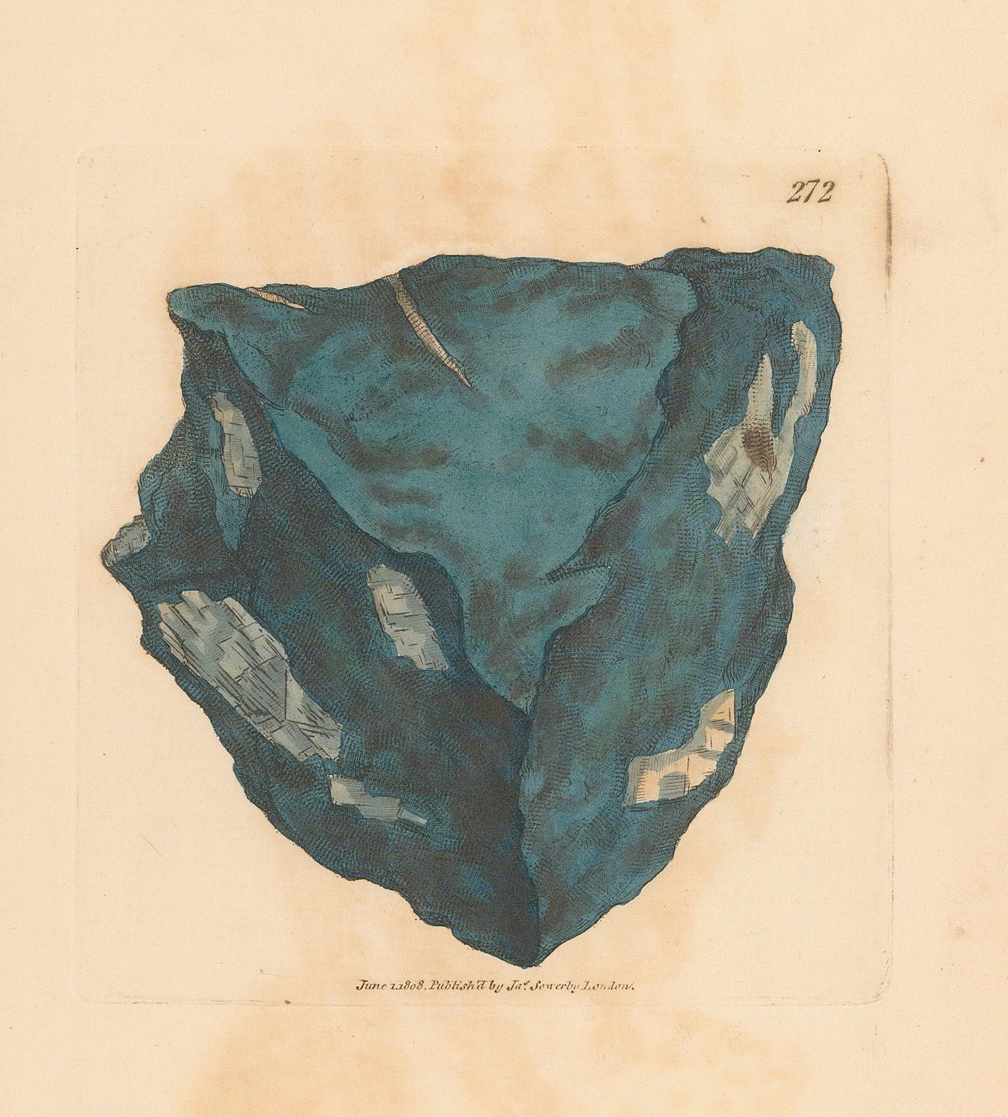 James Sowerby, Geology - Green Talc, 1804 | The Map House