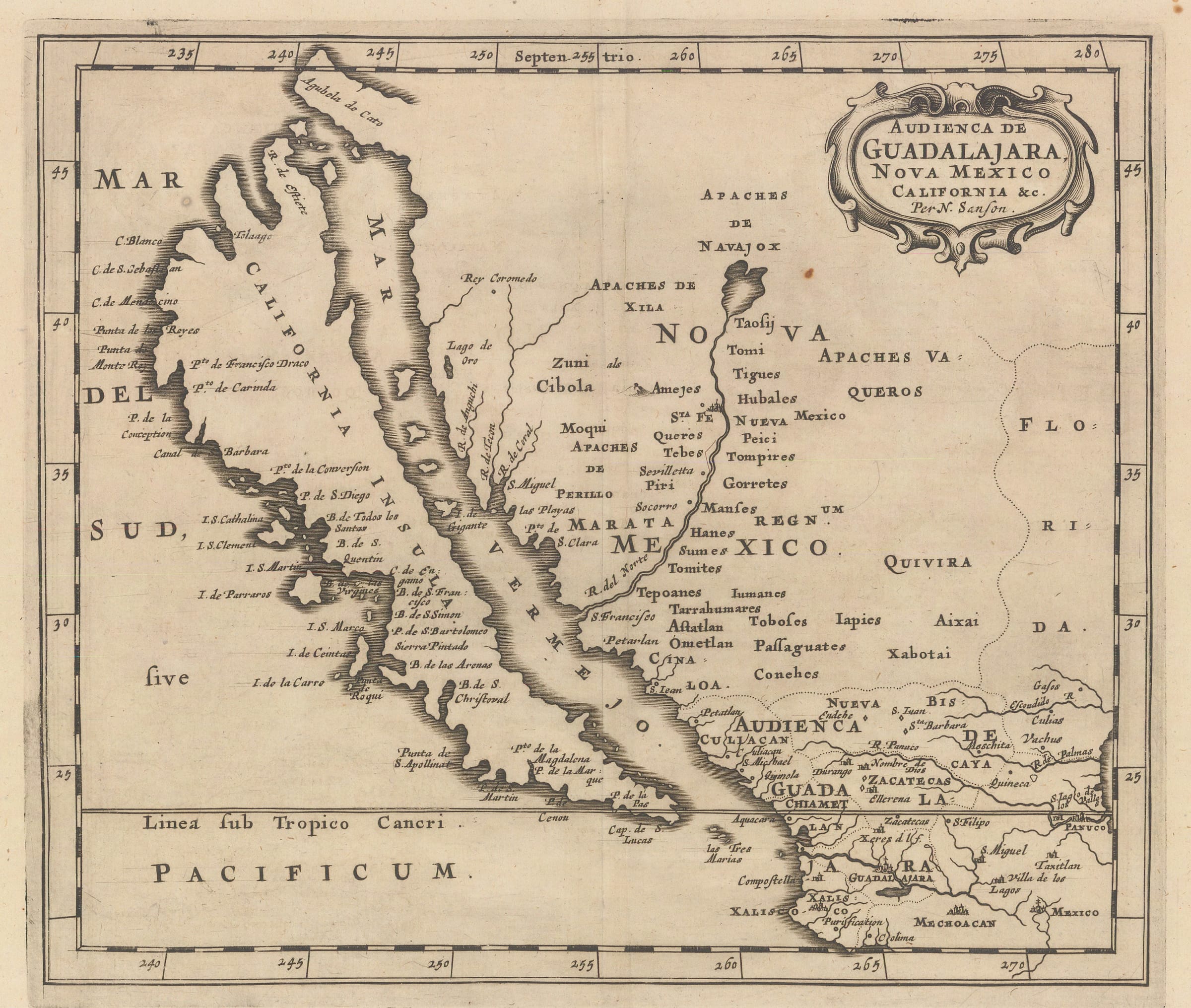 Nicolas Sanson, The First Map to focus on the Island of California ...