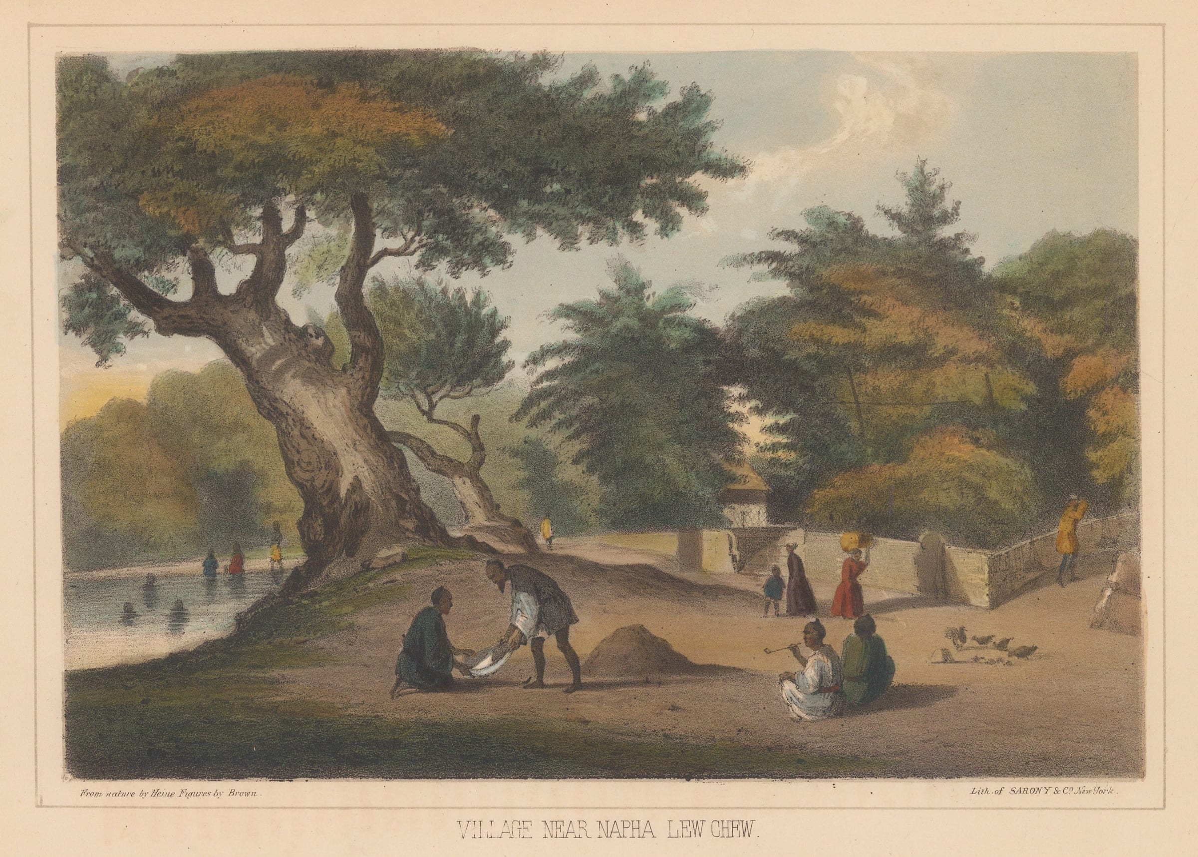 Matthew Perry, Japan - Lew Chew /Okinawa, 1856 | The Map House