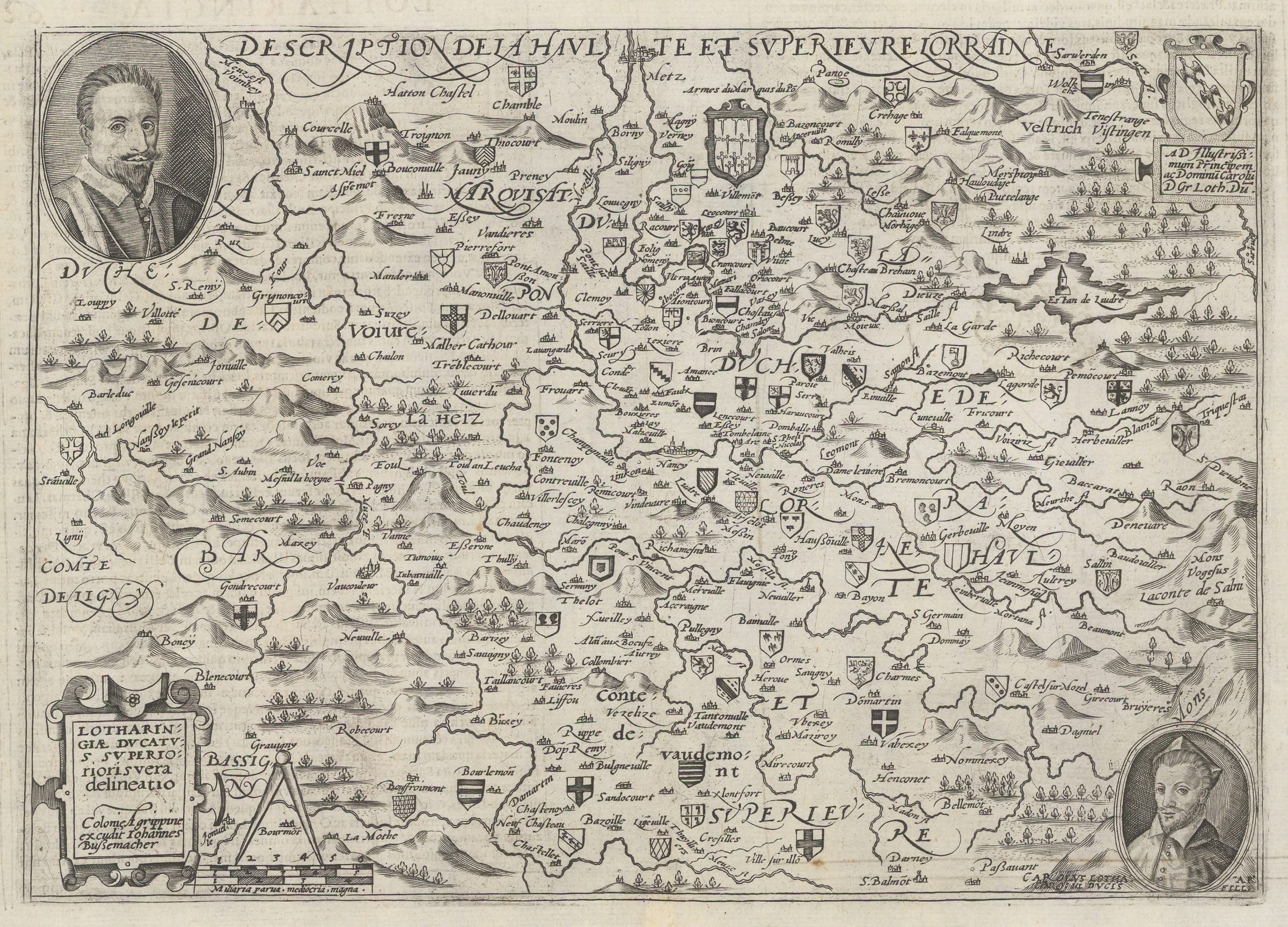 Matthias Quad, Lorraine, 1609 | The Map House