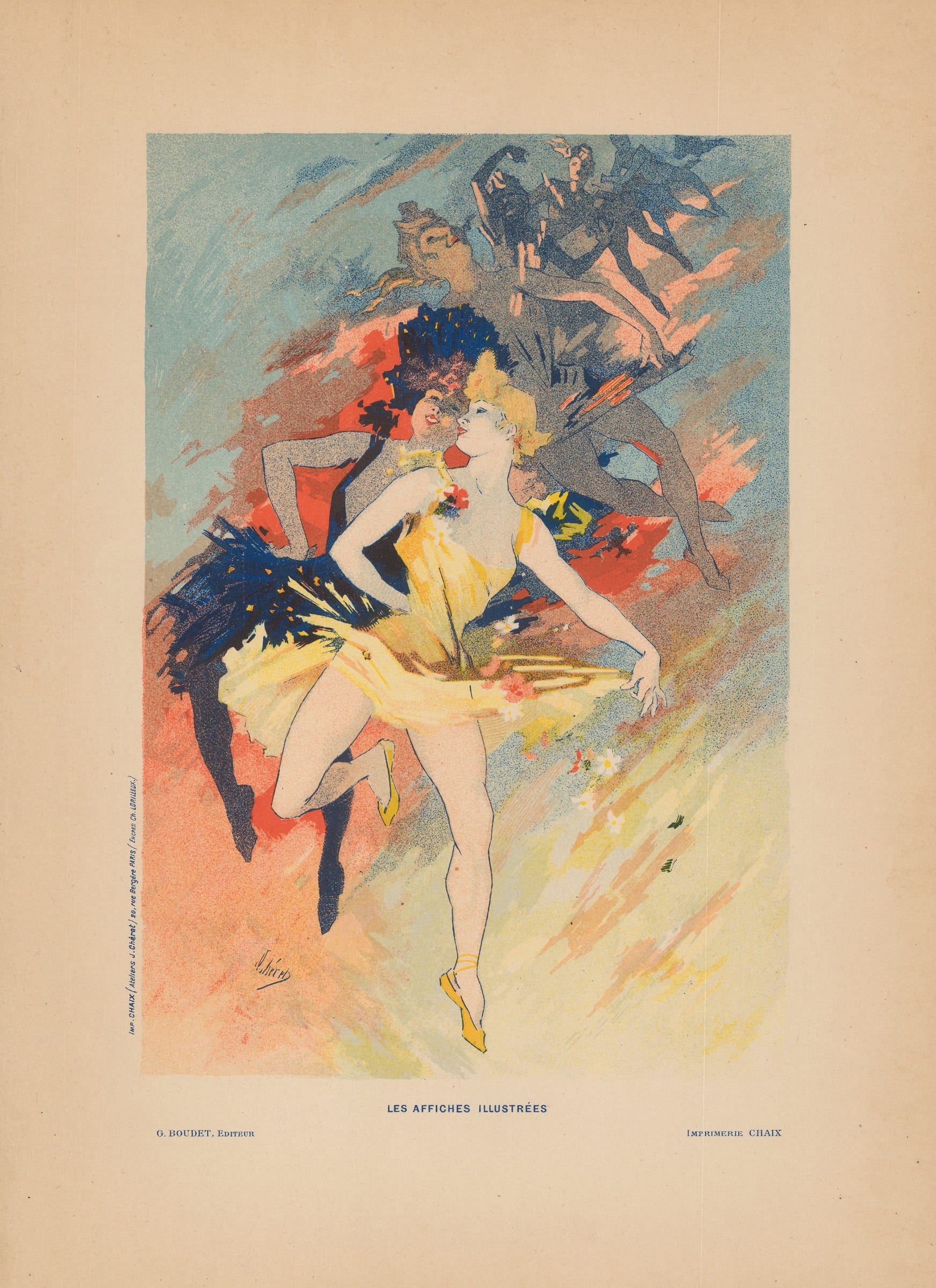 Jules Cheret, Dance, 1896 c. | The Map House