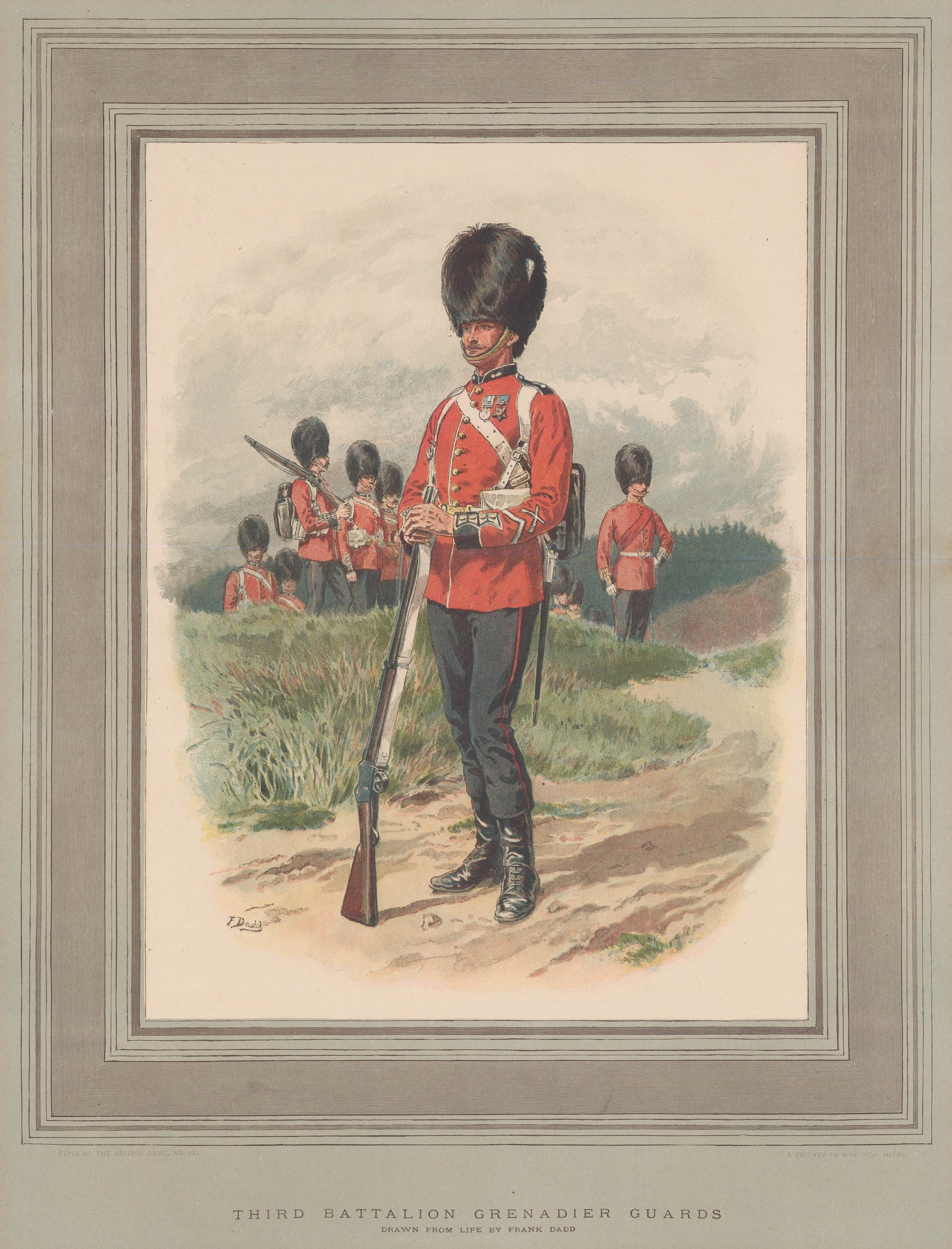 The Graphic Magazine, British Army - Guards, Grenadier Guards, 1889 ...