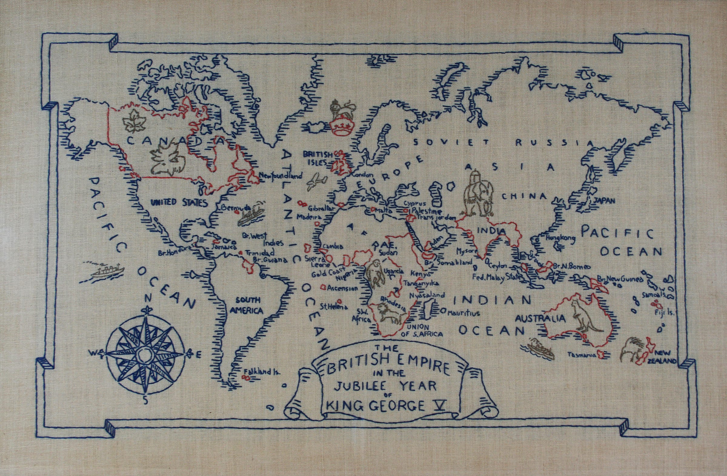 Anonymous, The British Empire in the Jubilee Year of King George V ...