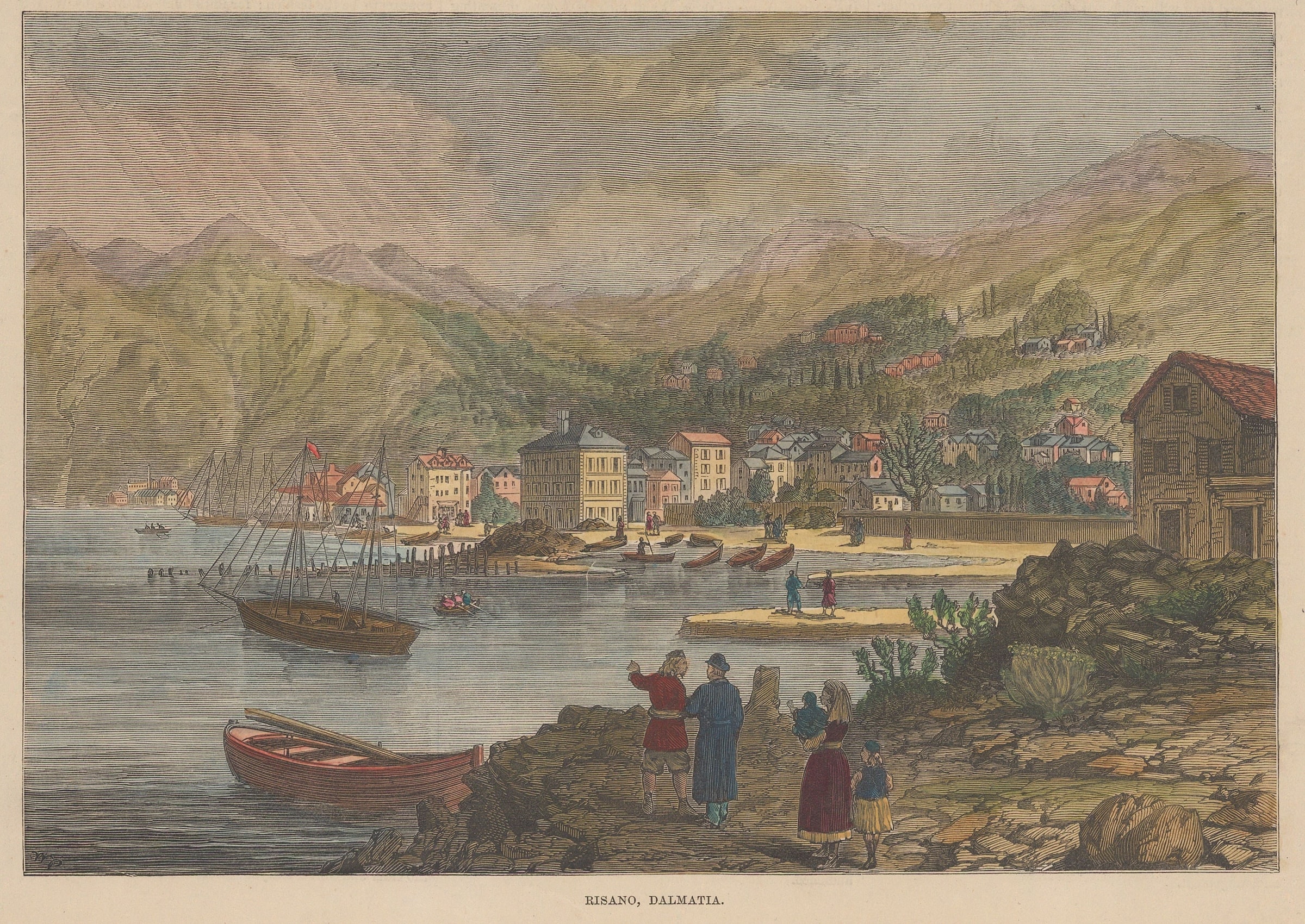 Illustrated London News (ILN), Montenegro - Risan, 1876 | The Map House