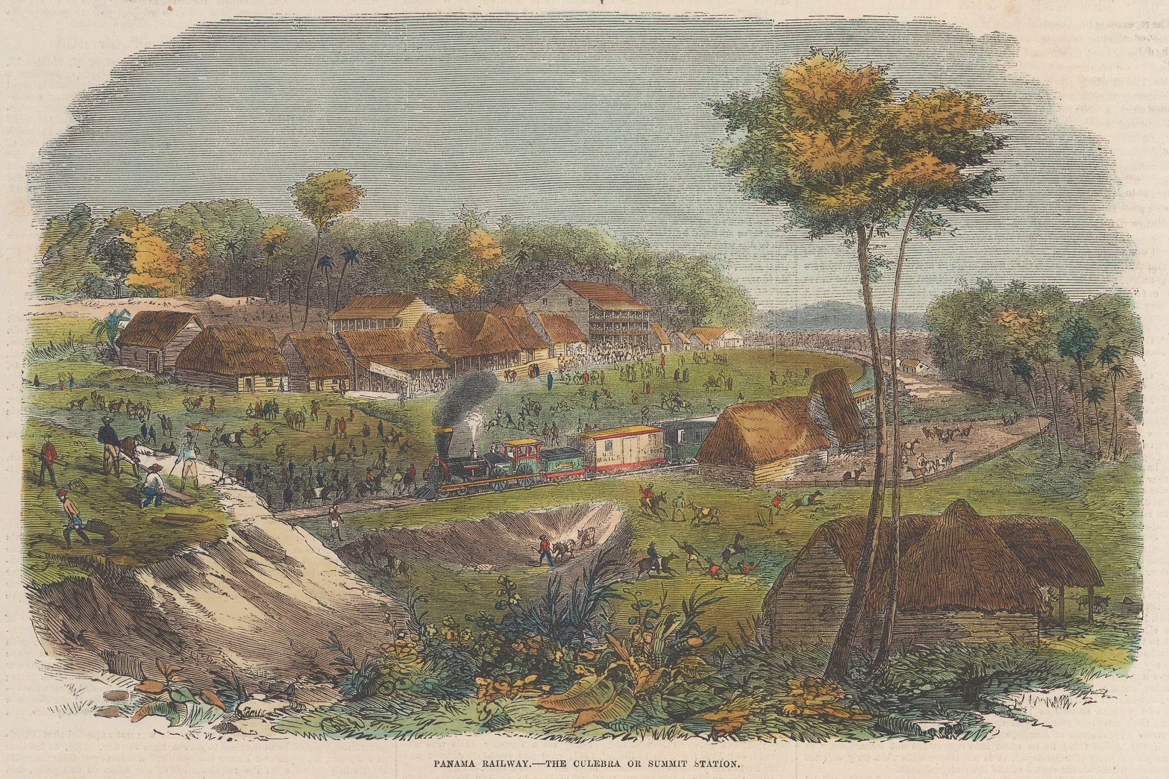 Illustrated London News (ILN), Panama - Summit Station, 1855 | The Map ...
