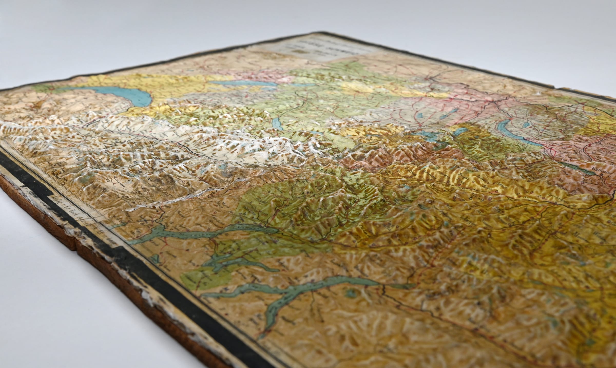 Edouard Beck, 3D Relief Map of Switzerland, 1874 | The Map House