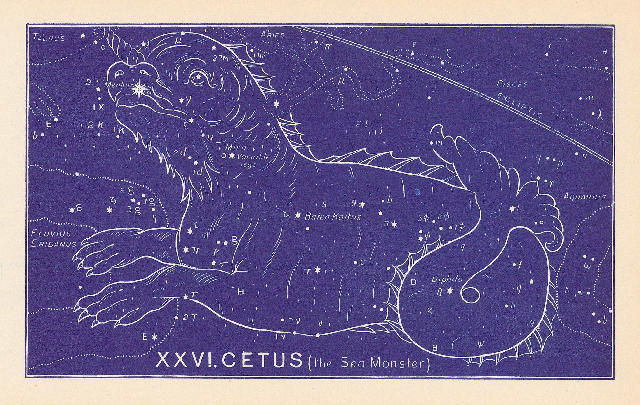 Ethelbert William Bullinger, XXVI. Cetus (The Sea Monster), 1895 | The ...