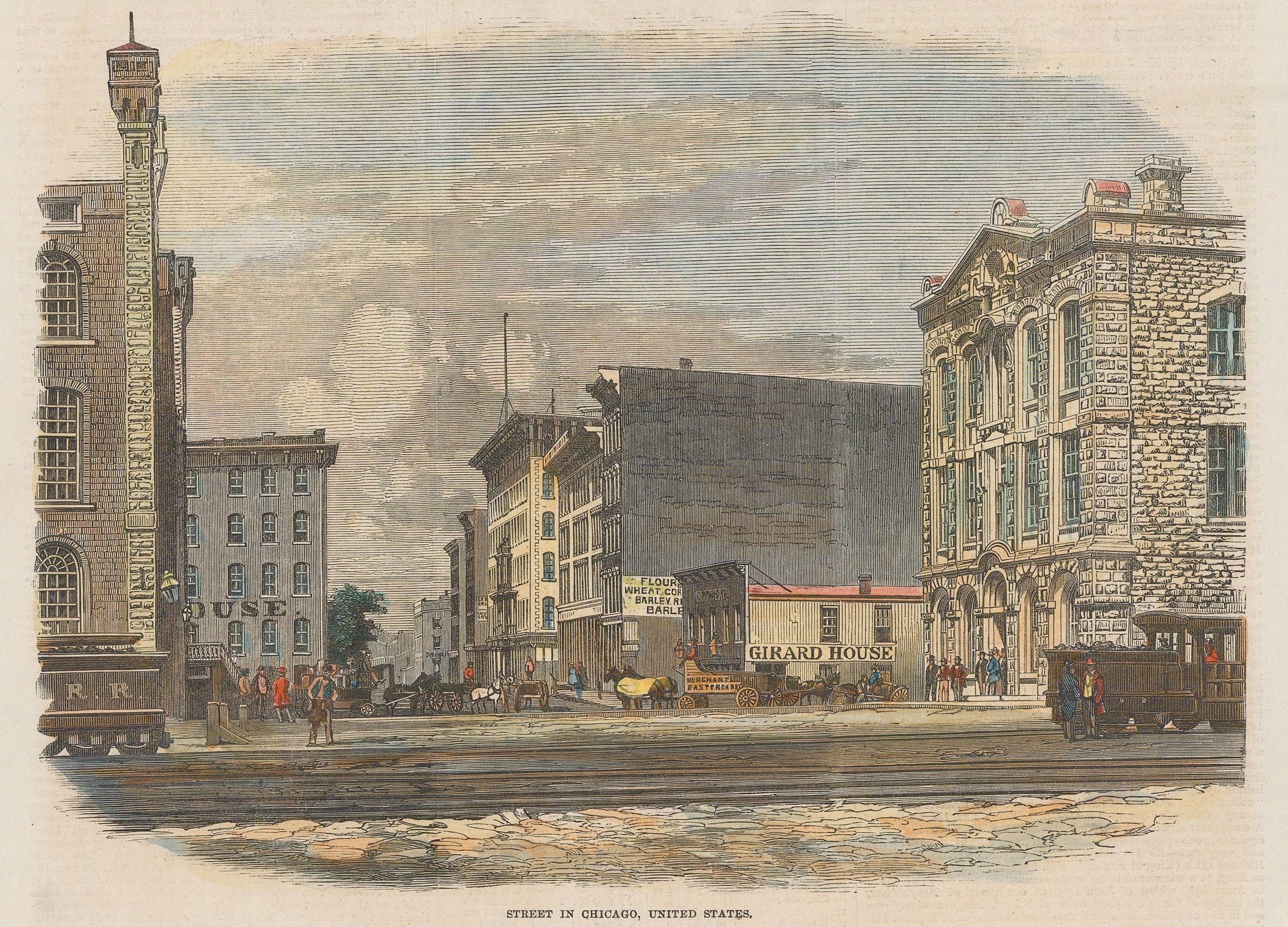 Illustrated London News (ILN), Illinois - Chicago, 1863 | The Map House