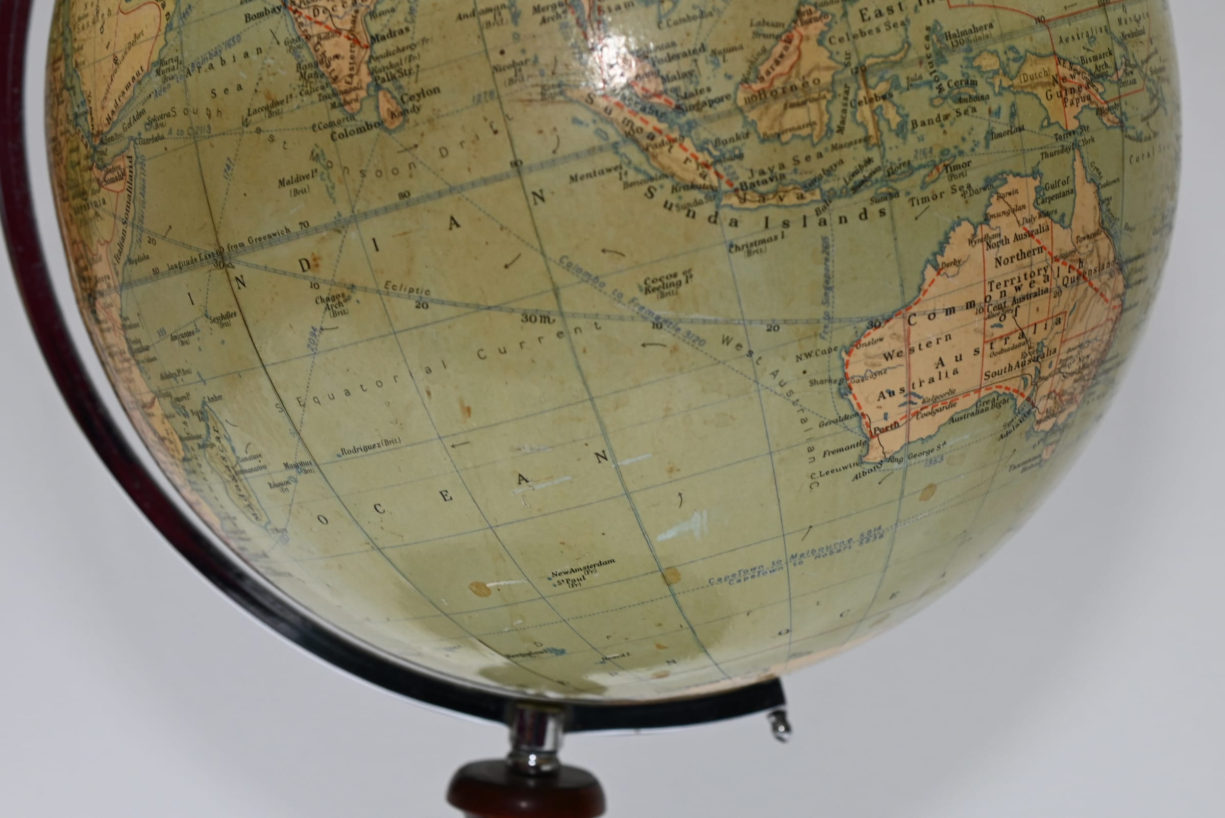 George Philip & Son Ltd., Philip’s 12-inch Terrestrial Globe , 1946 c ...