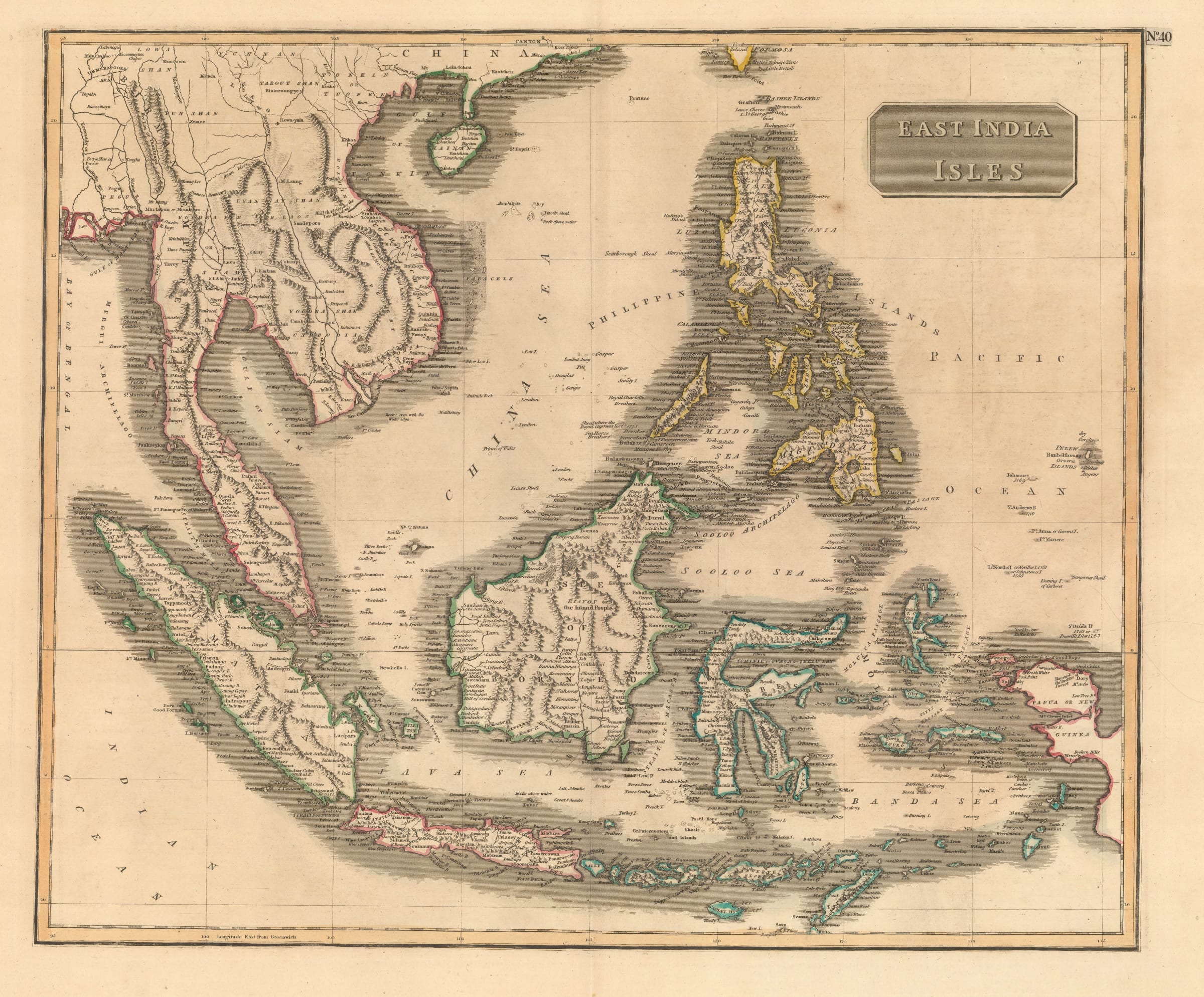 John Thomson, Southeast Asia, 1815 c. | The Map House