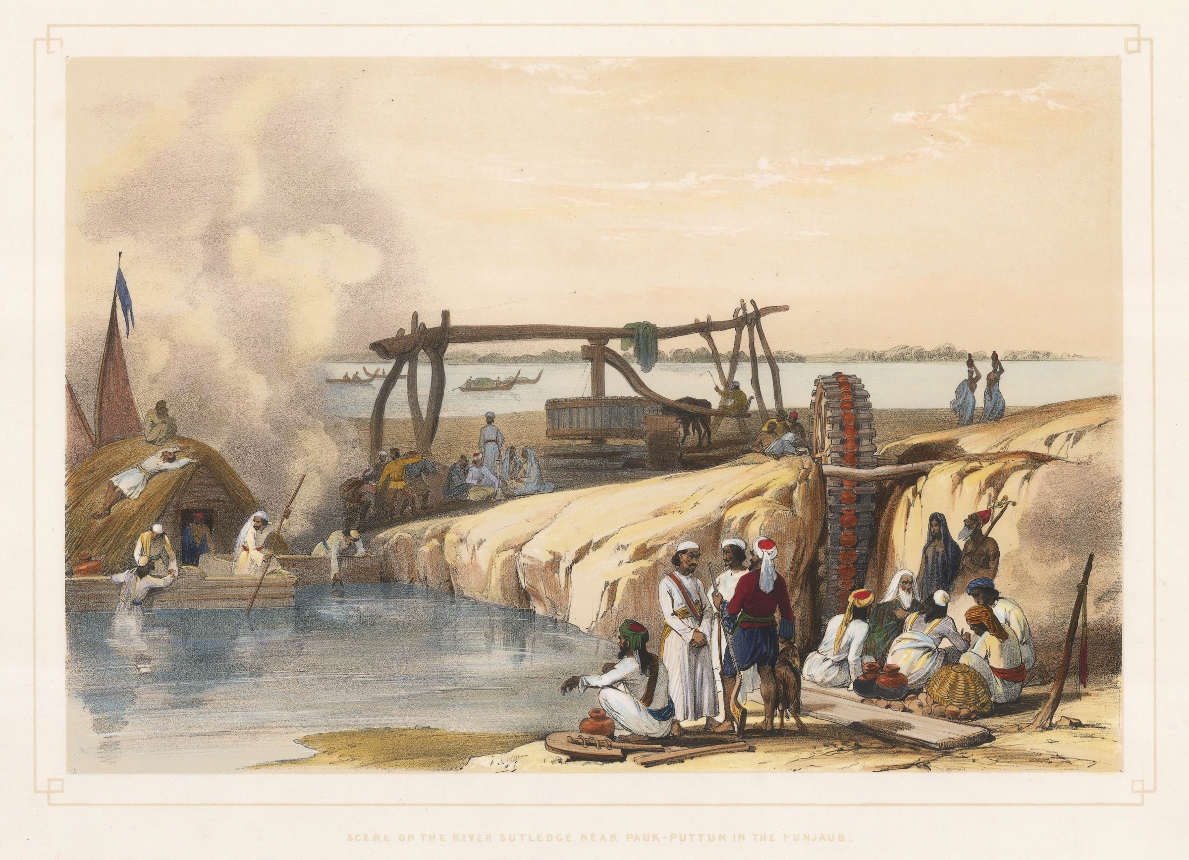 Dr. James Atkinson, Pakistan - Pakputtan, 1842 | The Map House