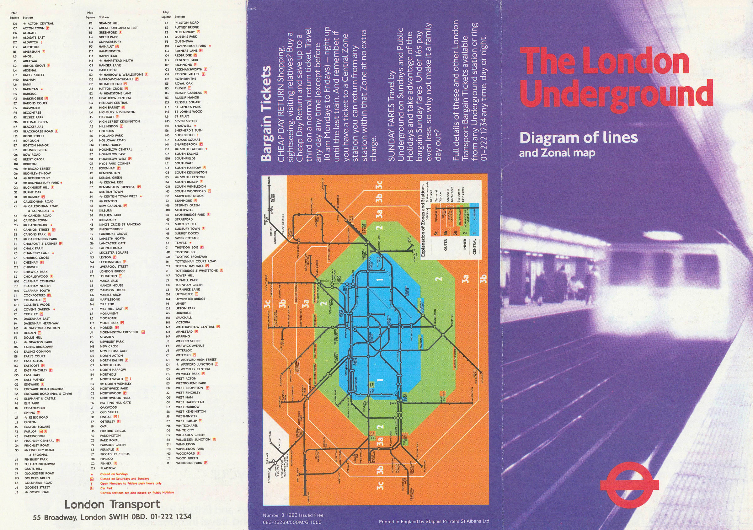 London Transport, 1983 | The Map House