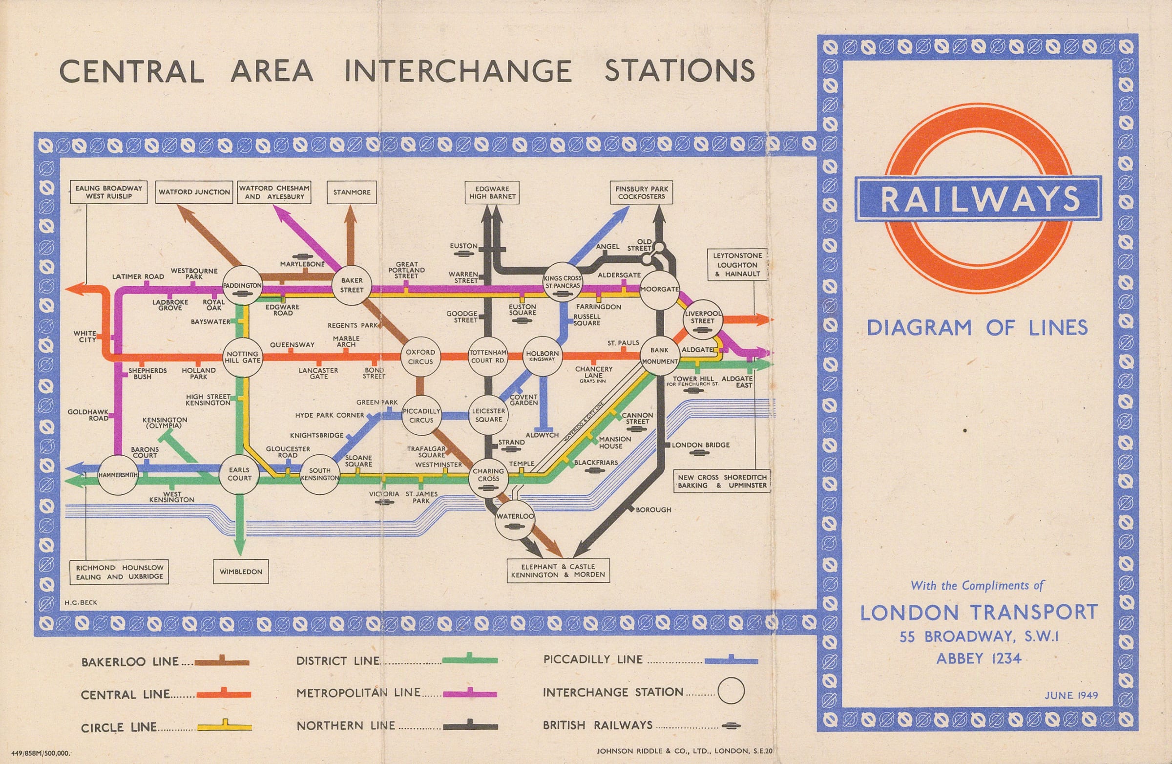 Harry Beck, 1949 | The Map House