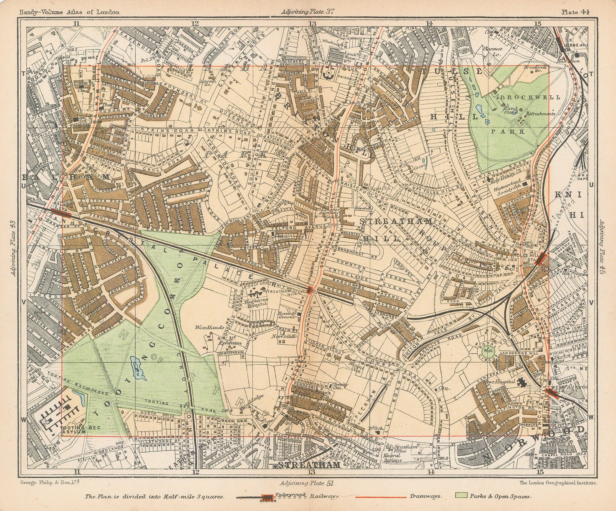 George Philip & Son Ltd., Streatham Hill, Tooting Common, Tulse Hill ...