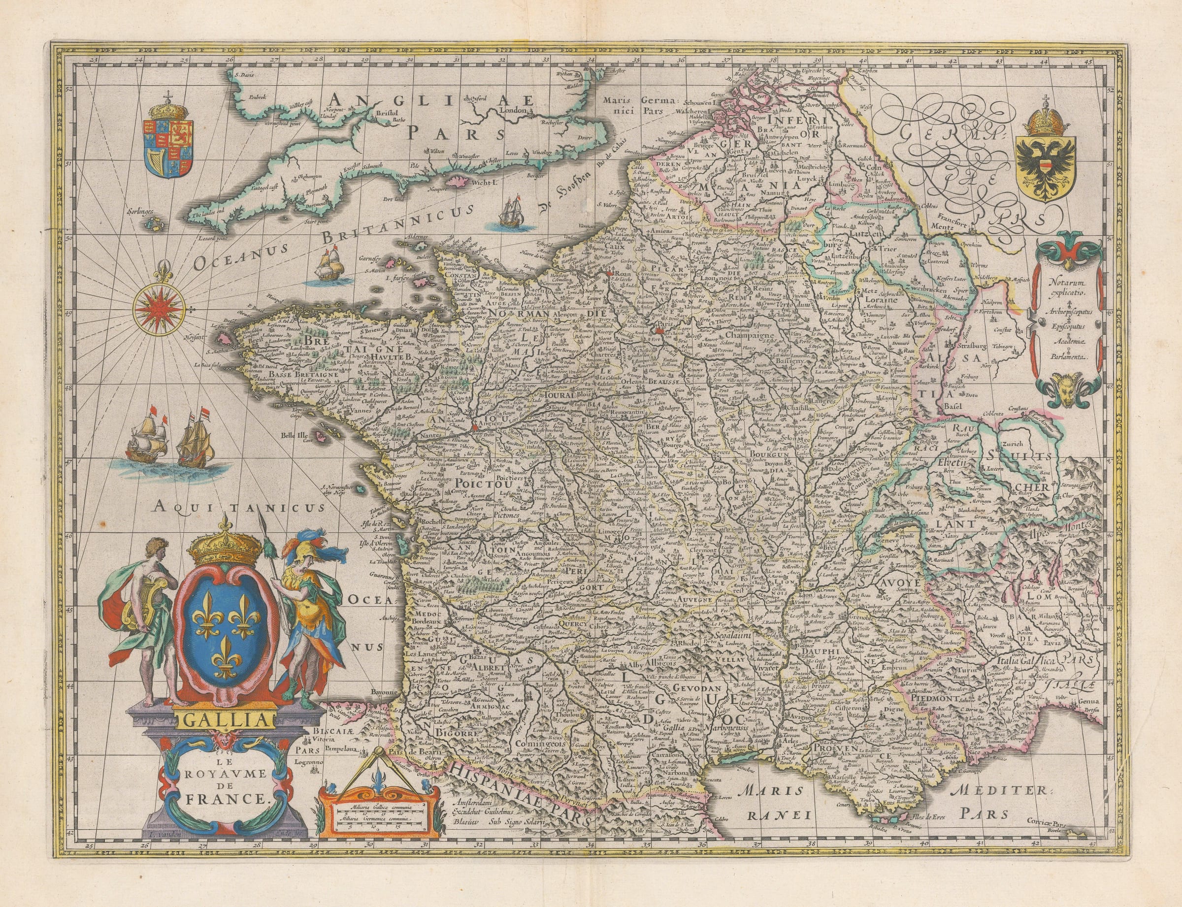 Willem & Jan Blaeu, France, 1650 c. | The Map House