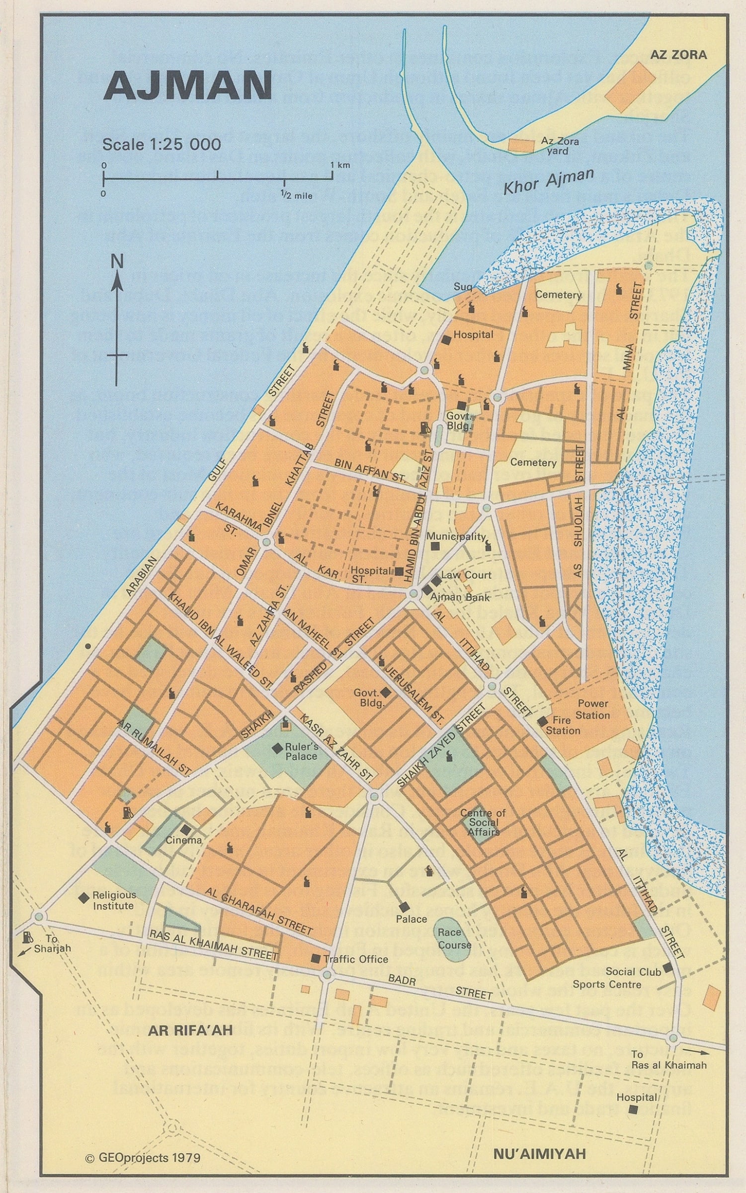 GEOprojects, Ajman, 1979 | The Map House