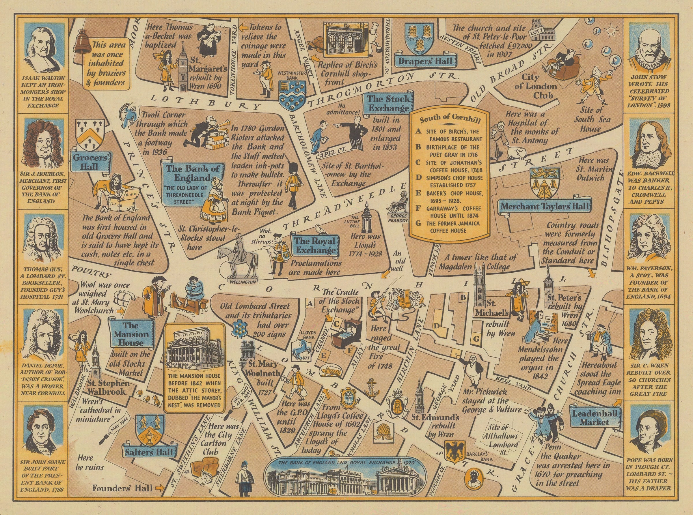 J.P. Sayer, The City of London, 1946 | The Map House
