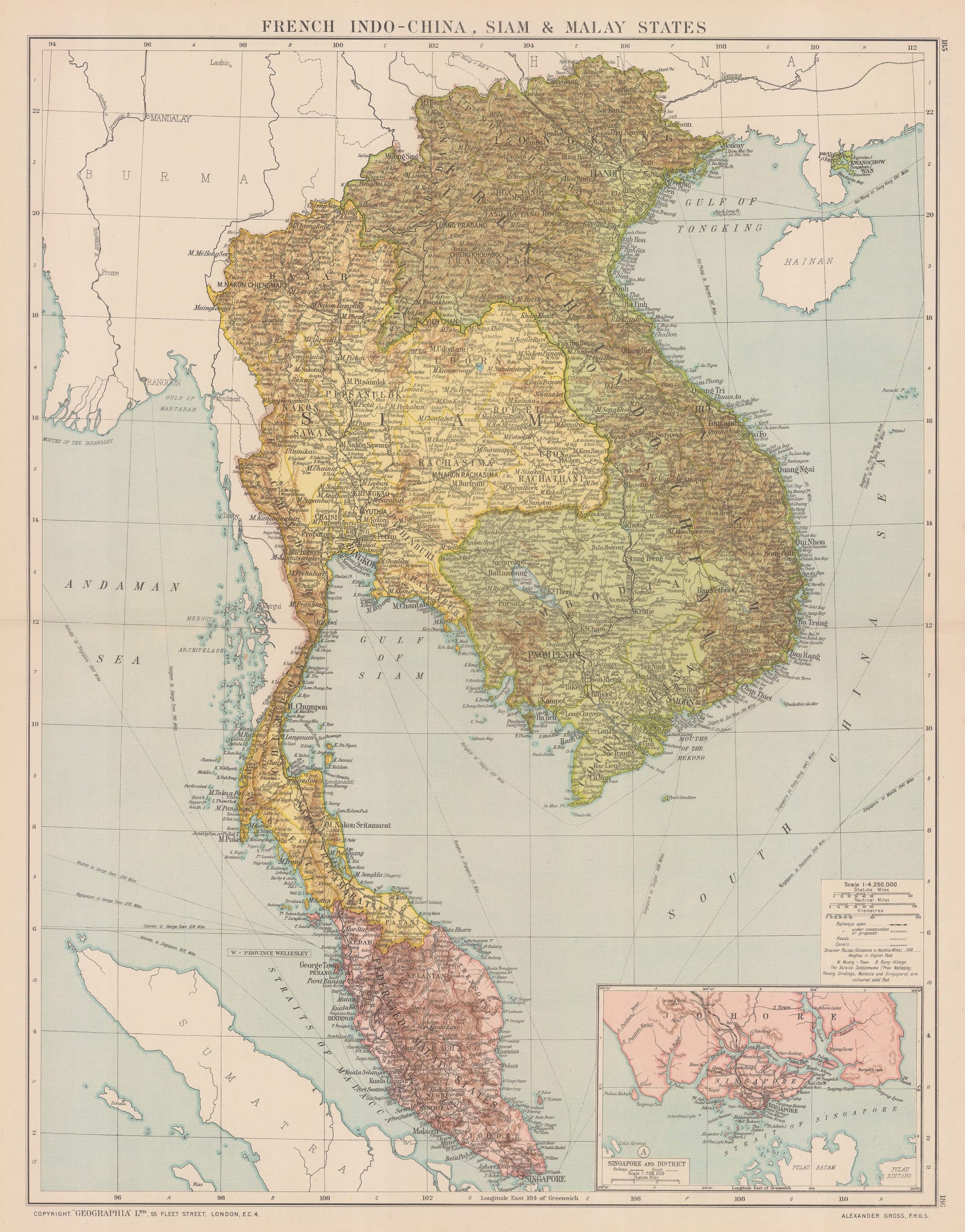 Alexander Gross, Thailand, Malaysia, Laos, Cambodia and Vietnam, 1930 c ...