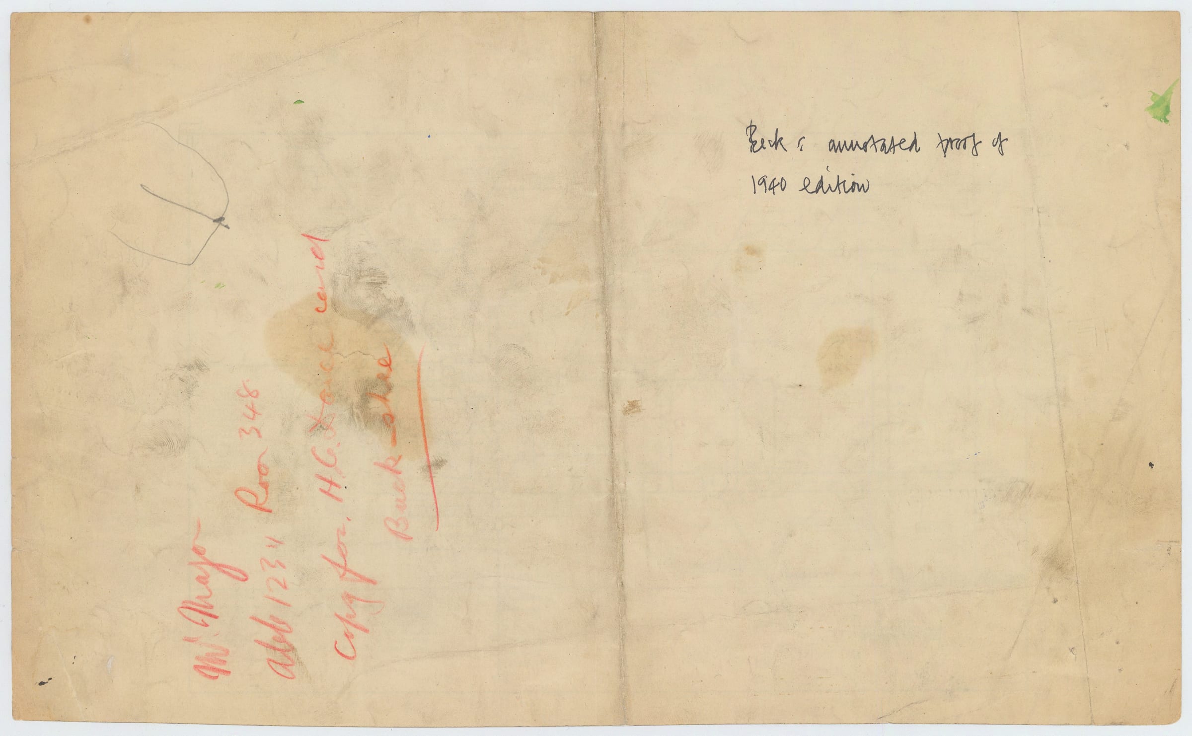 Harry Beck, Unpublished Annotated Proof of 1940 Edition, 1939 | The Map ...