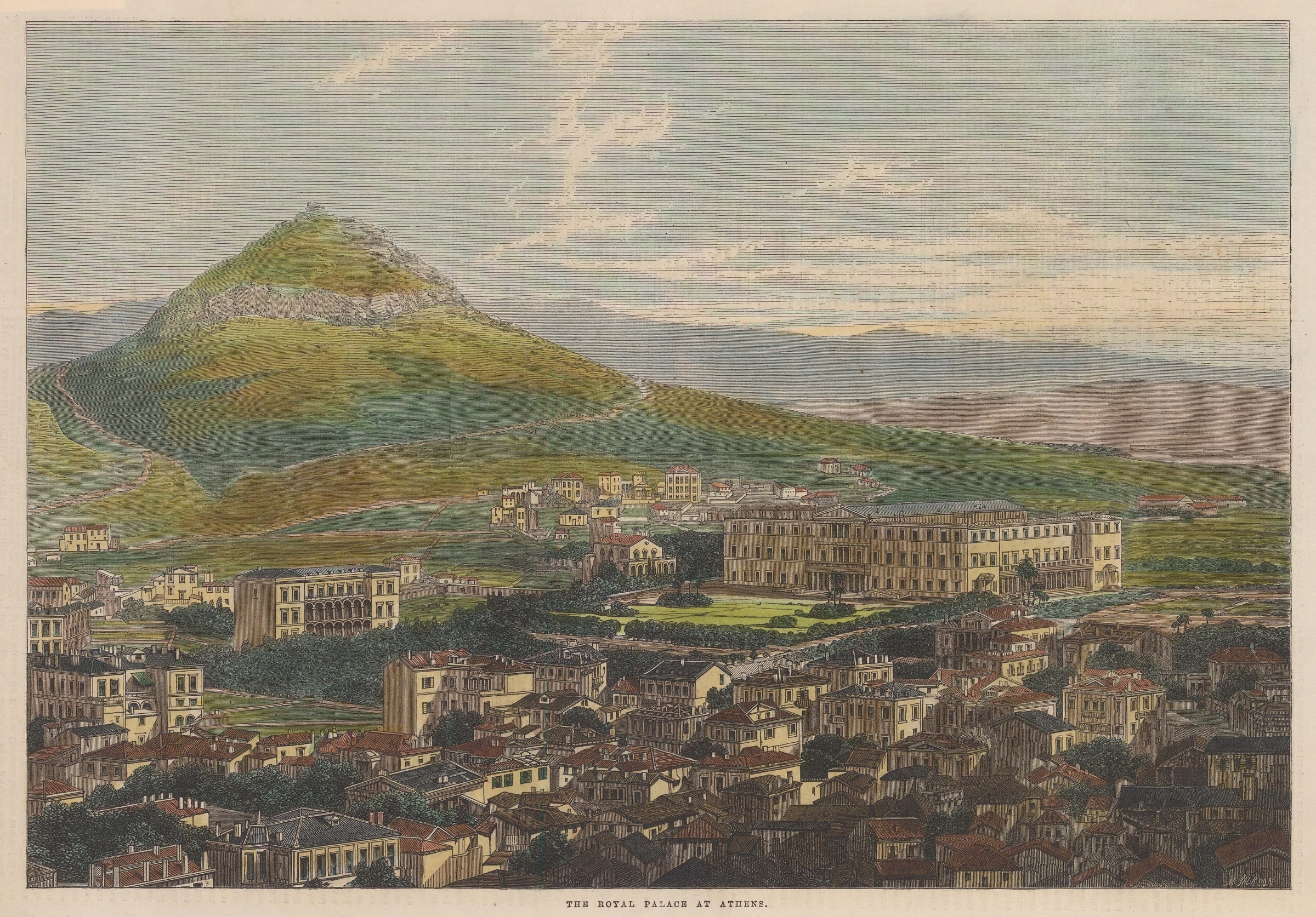 Illustrated London News (ILN), Greece - Athens, Royal Palace of Athens ...