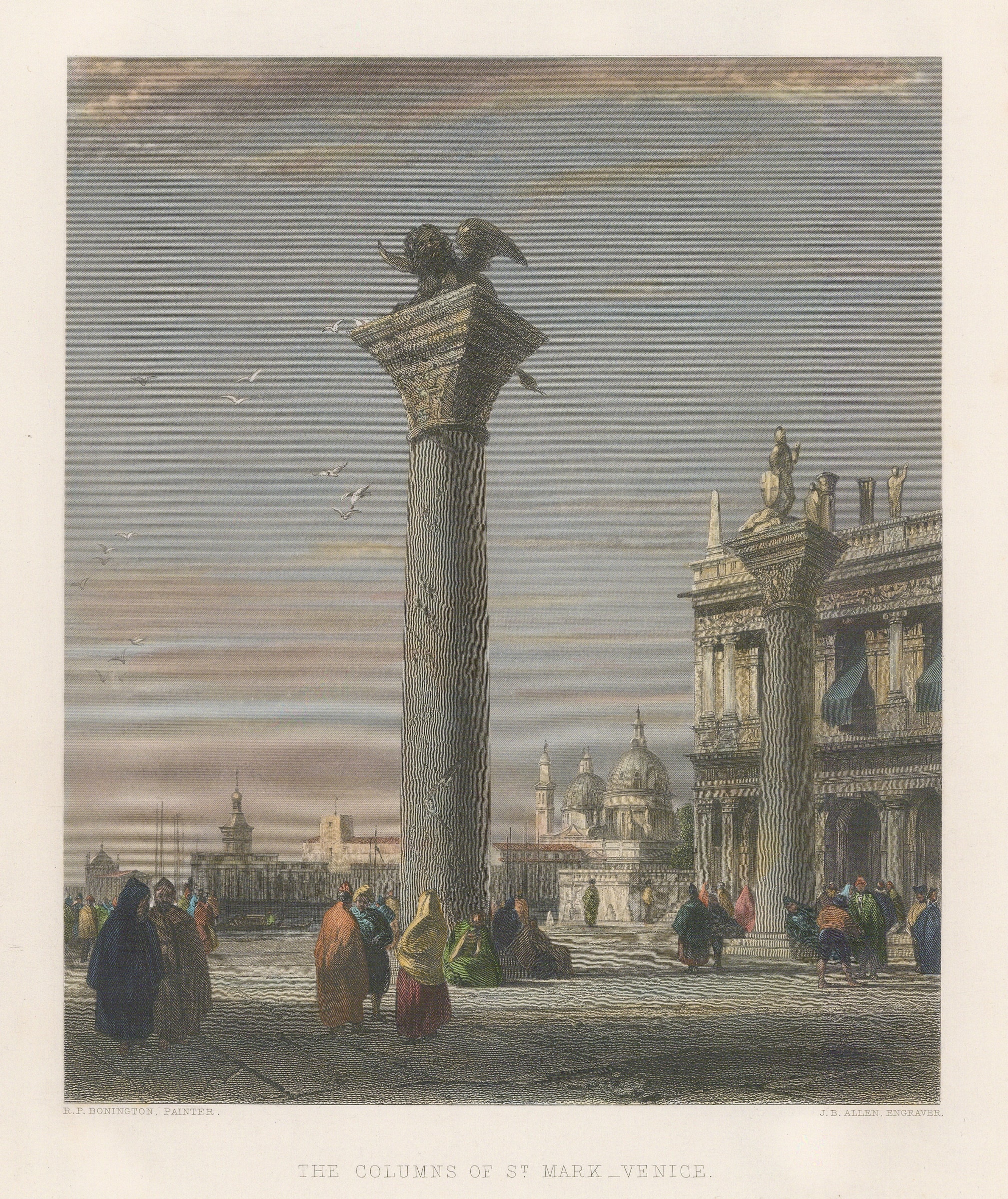 George Virtue, Italy - Venice, Piazza San Marco, 1840 | The Map House