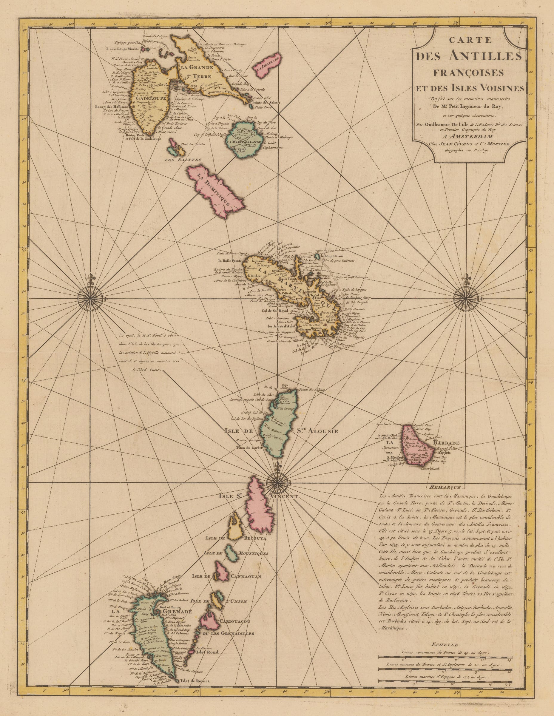 Covens (Jean) & Mortier (Cornelius), Chart of the Windward Islands ...