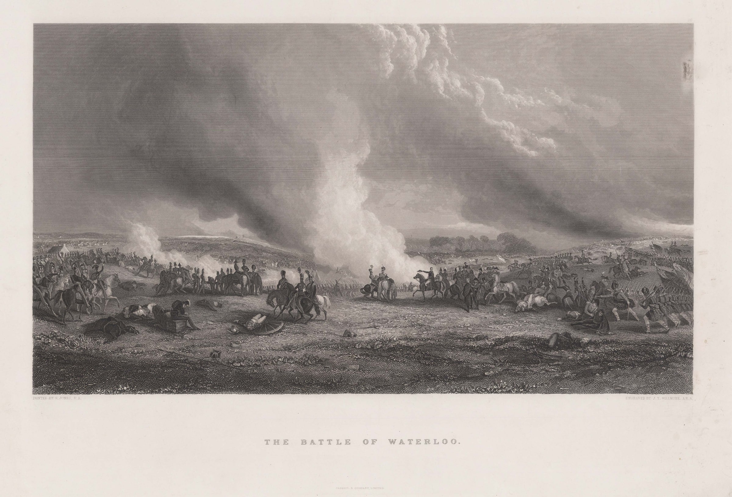 James Willmore, Battle of Waterloo, 1880 c. | The Map House