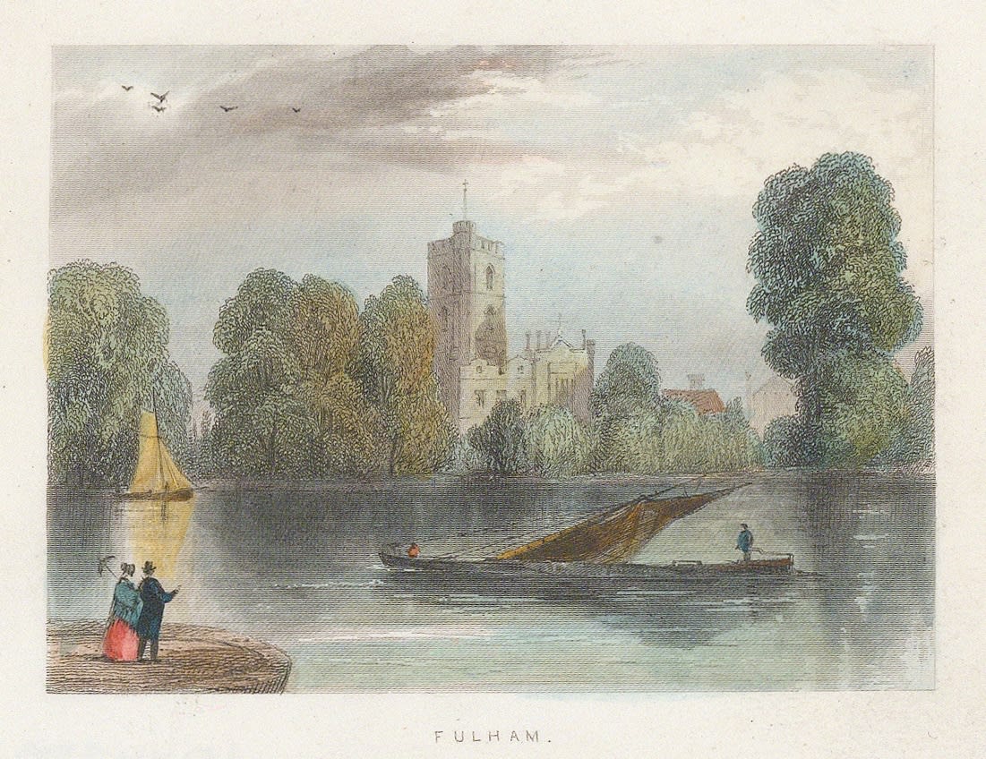 John Tallis, London - Fulham, 1851 | The Map House
