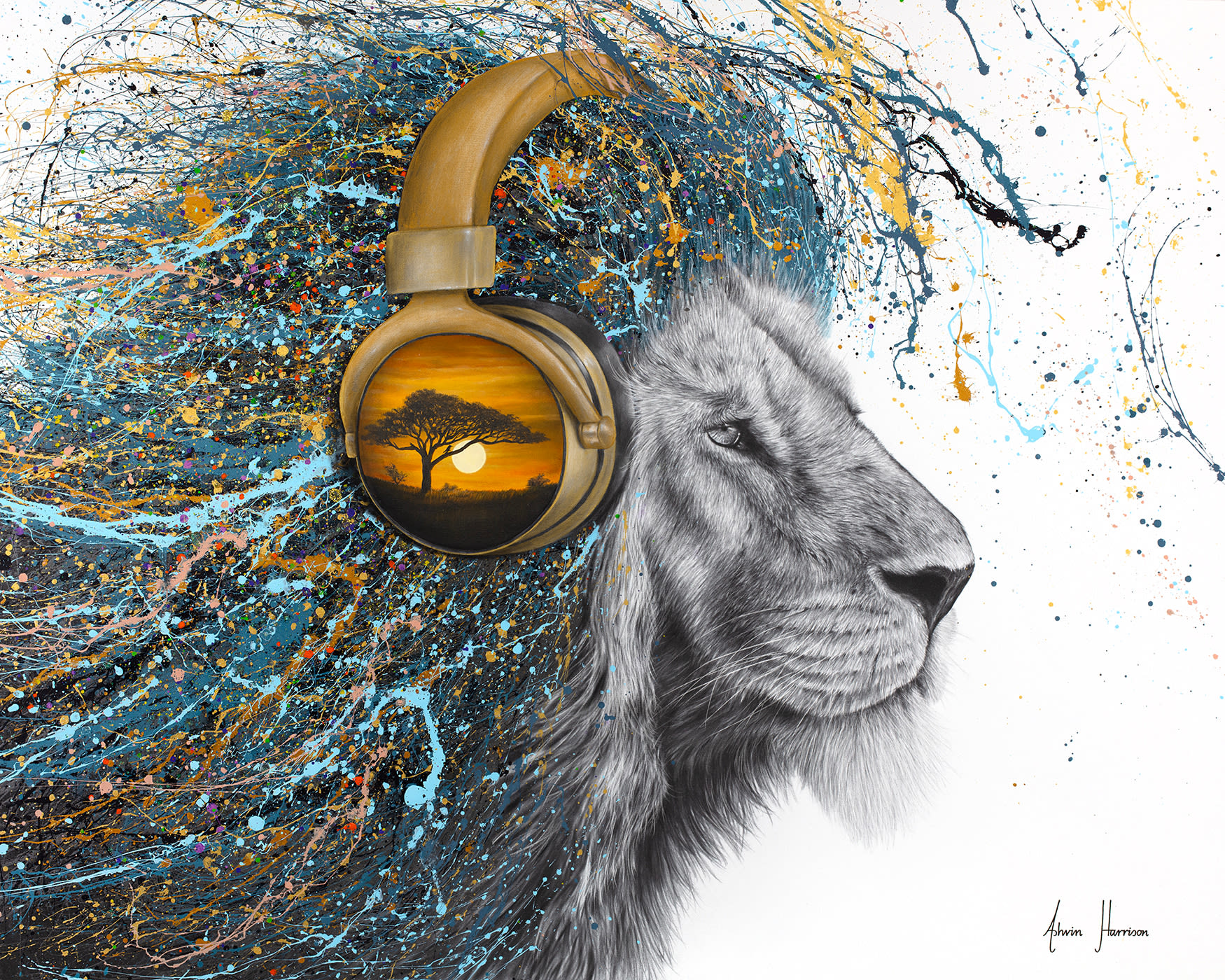 headphone artwork