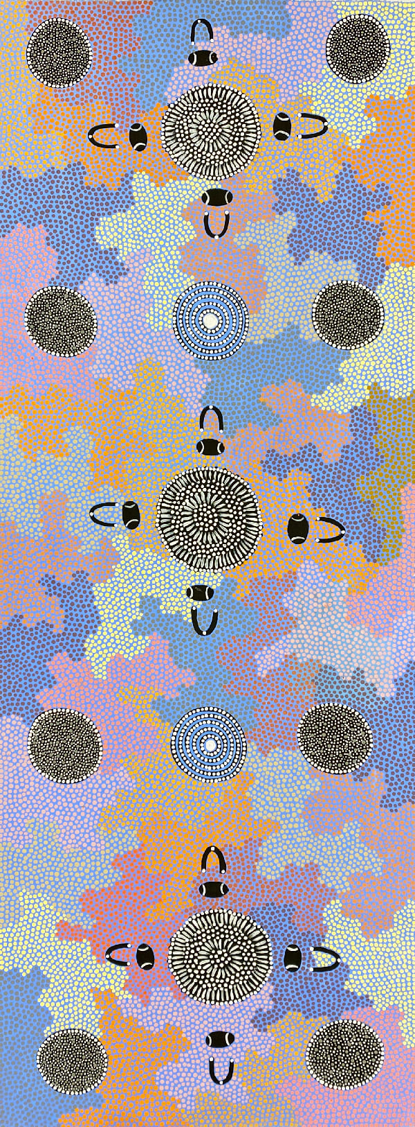 Patsy Ross, Women collecting wild bush medicine seed by Patsy Ross ...