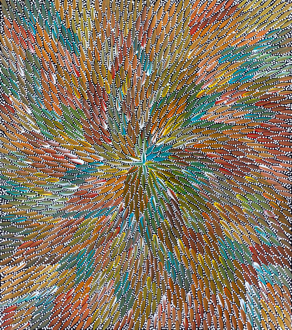 Bernadine Kemarre Johnson, Bush Medicine Leaves by Bernadine Kemarre ...