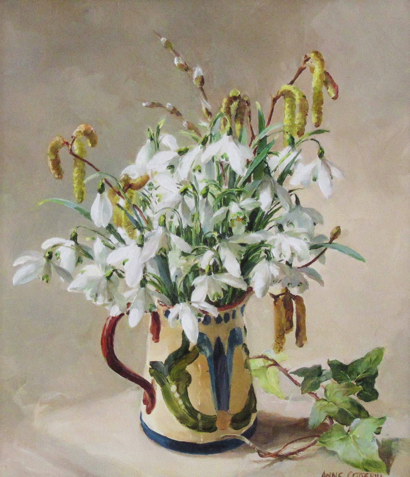 Anne Cotterill, Snowdrops and Catkins | Thompson's Gallery