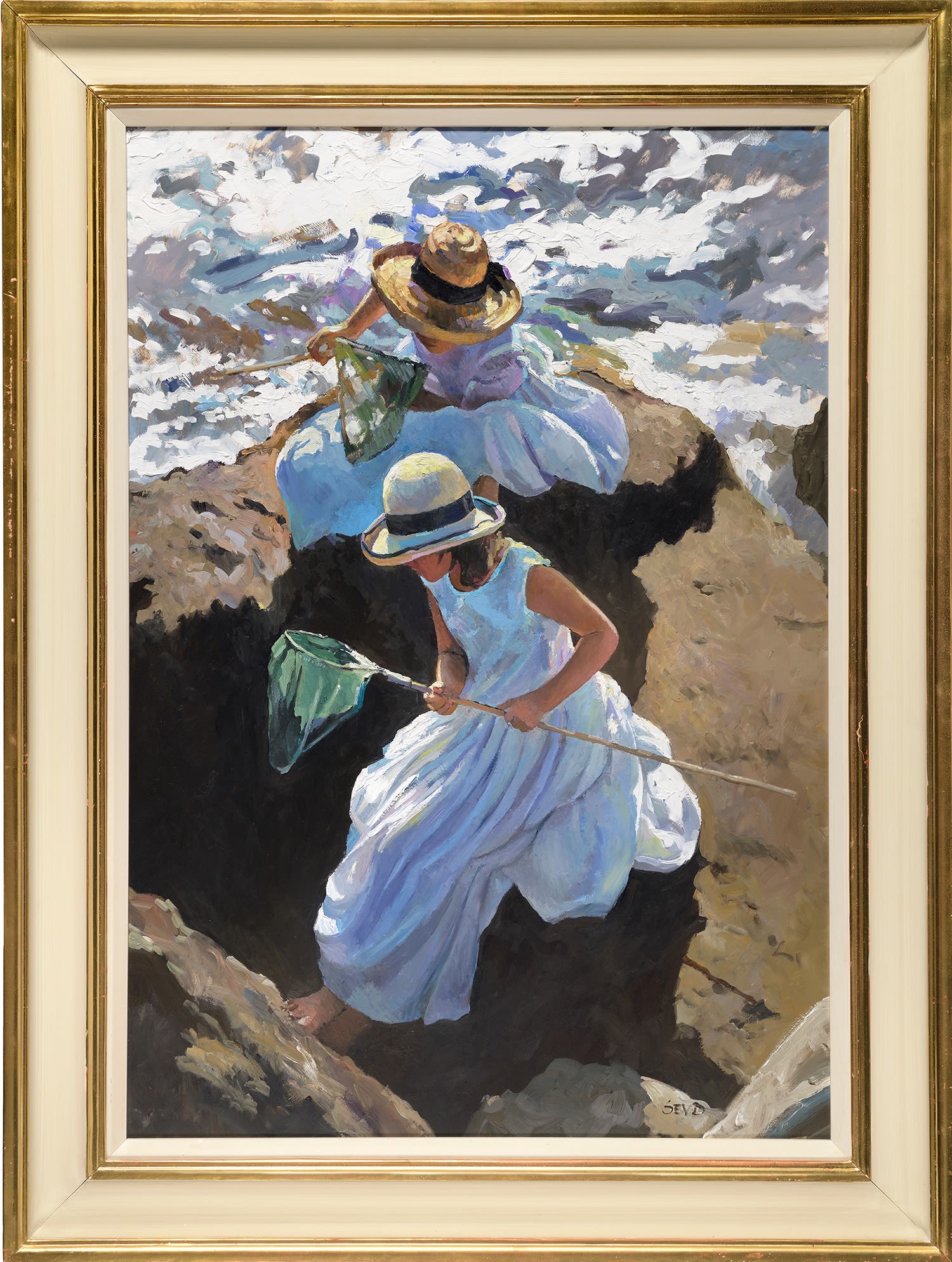 Sherree Valentine-Daines, Girls on the Rocks | Thompson's Gallery