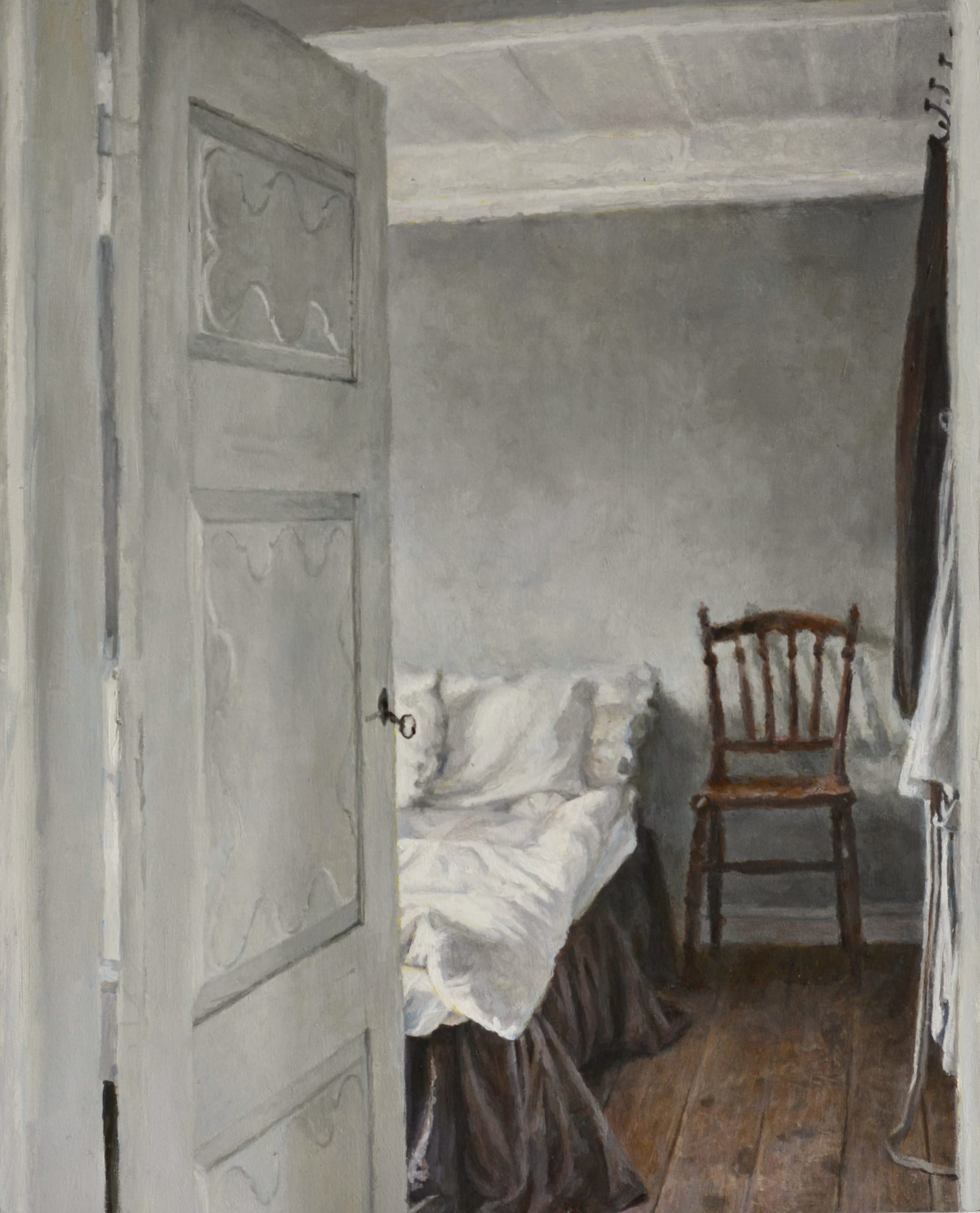 Sarah Spencer RAS VPNEAC, Bedroom Interior | Thompson's Gallery