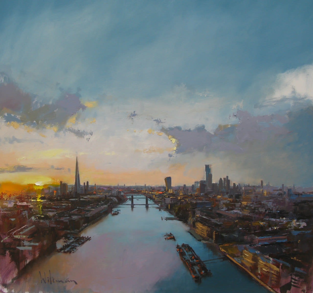 Peter Wileman FROI RSMA FRSA, As the Sun Sets | Thompson's Gallery