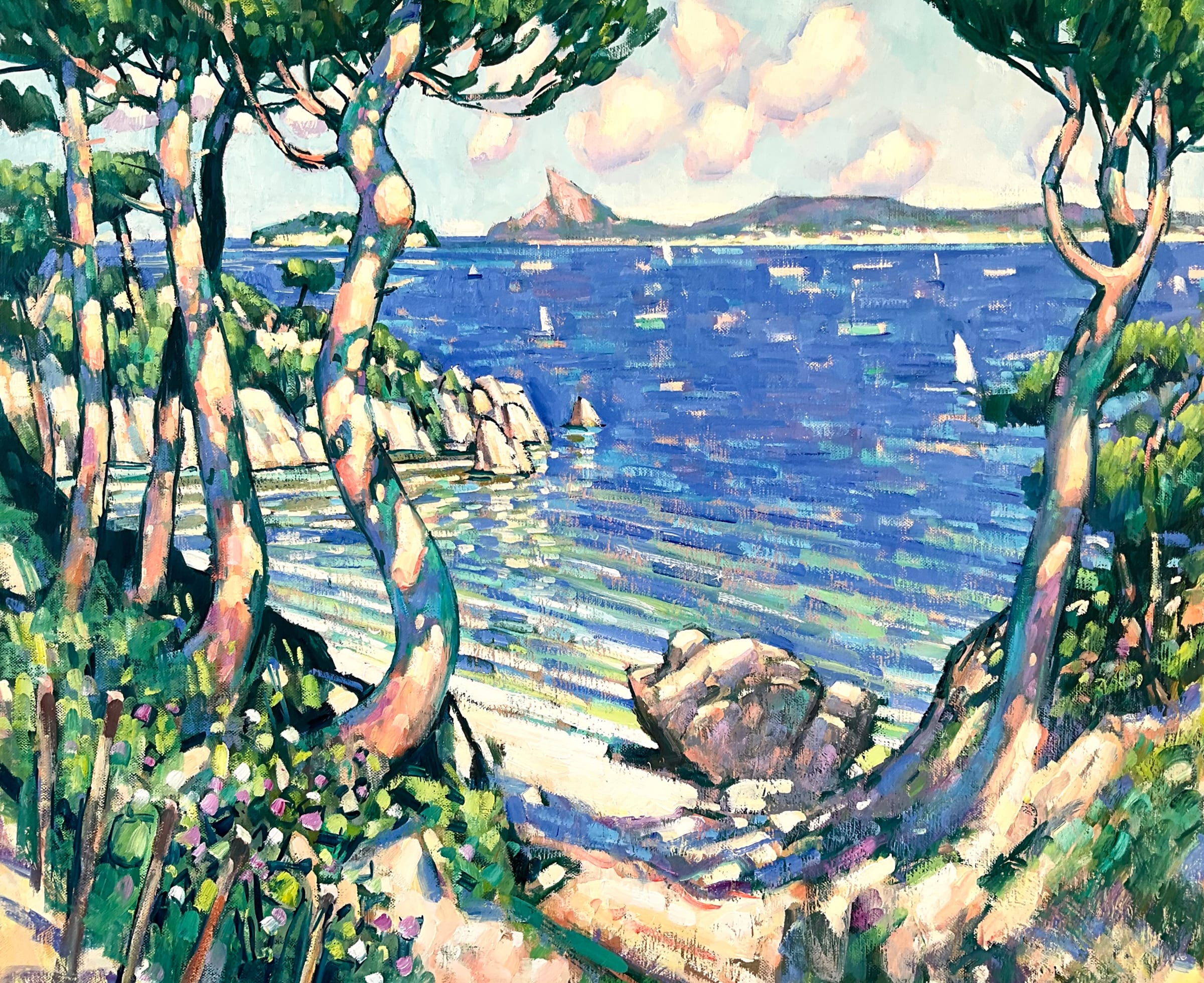 Terence Clarke, View of la Ciolat | Thompson's Gallery