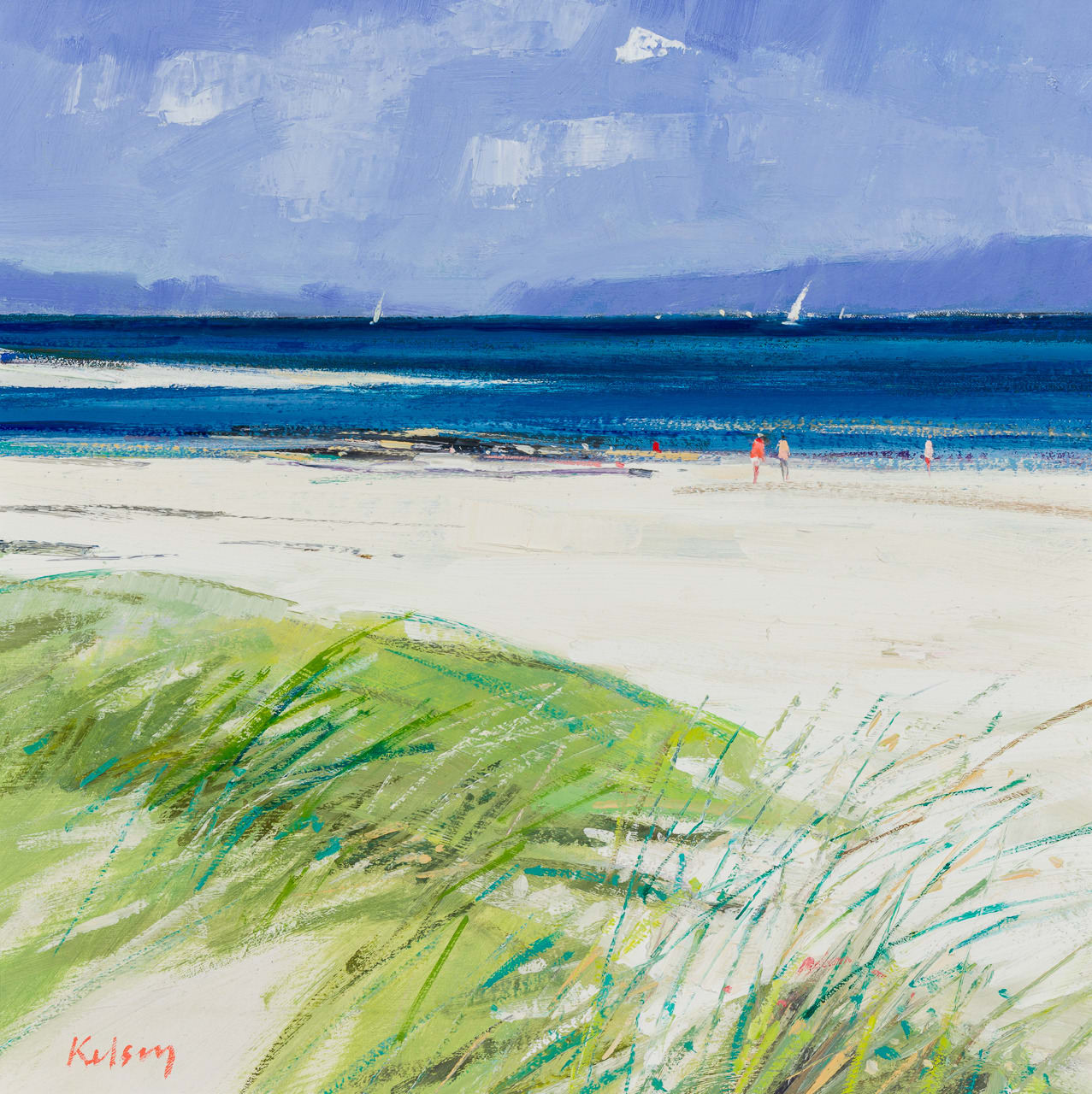 Robert Kelsey DA MUniv PAI FRSA, Sand Dunes, Iona | Thompson's Gallery