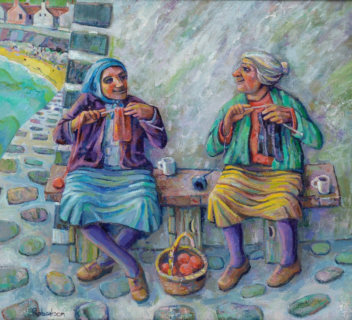 Jonathan Robertson, Pierhead Knitters | Thompson's Gallery