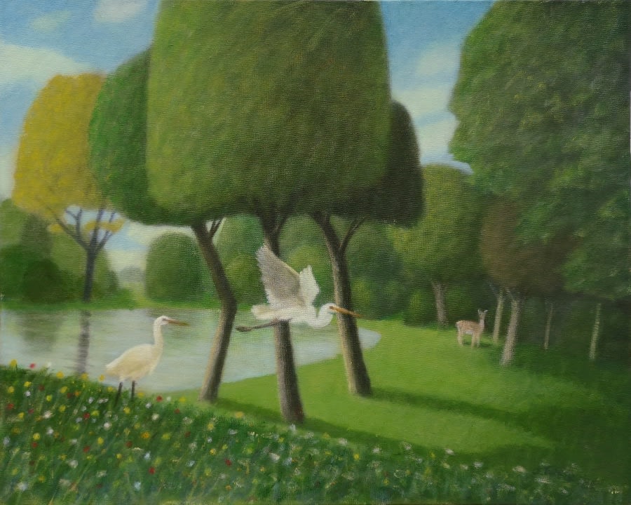 James Tweedie RGI, Egrets | Thompson's Gallery