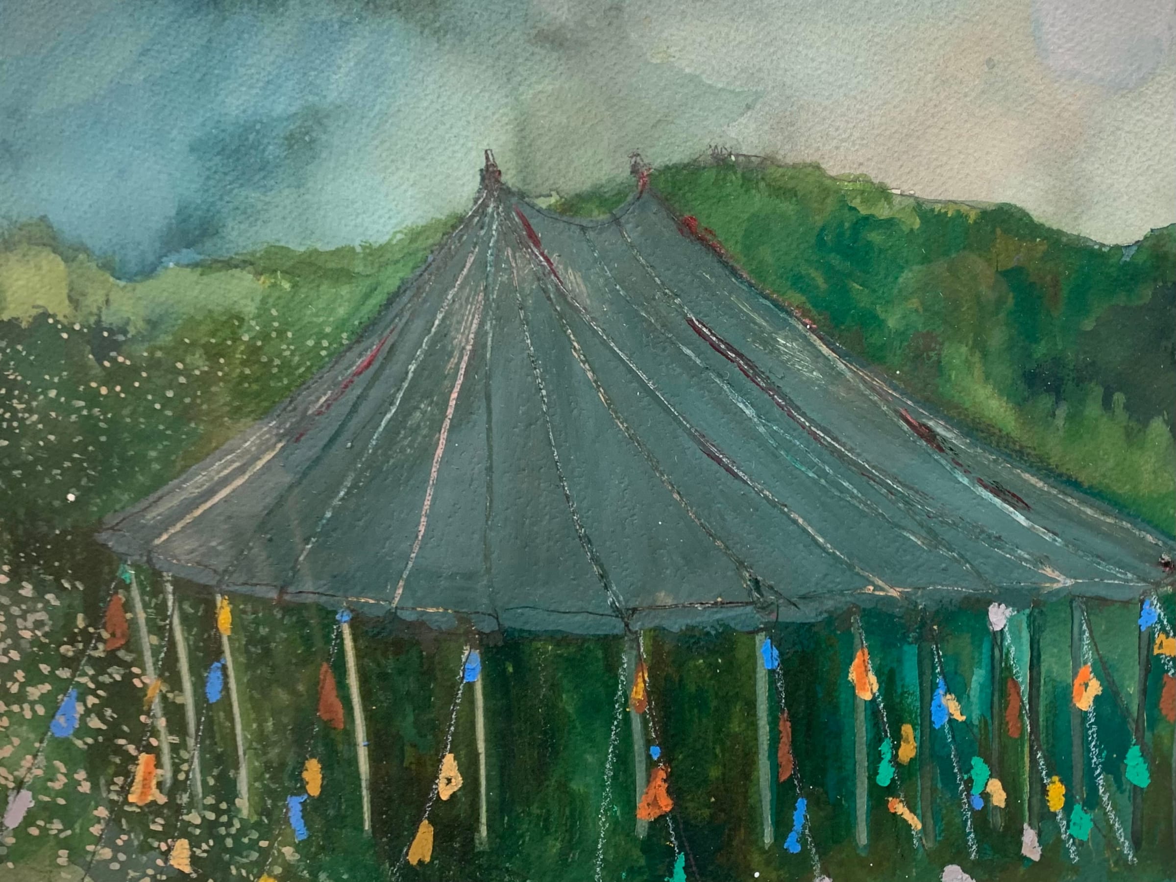Melanie Norris, Small Tent I , 2022 | Tyger Tyger Gallery