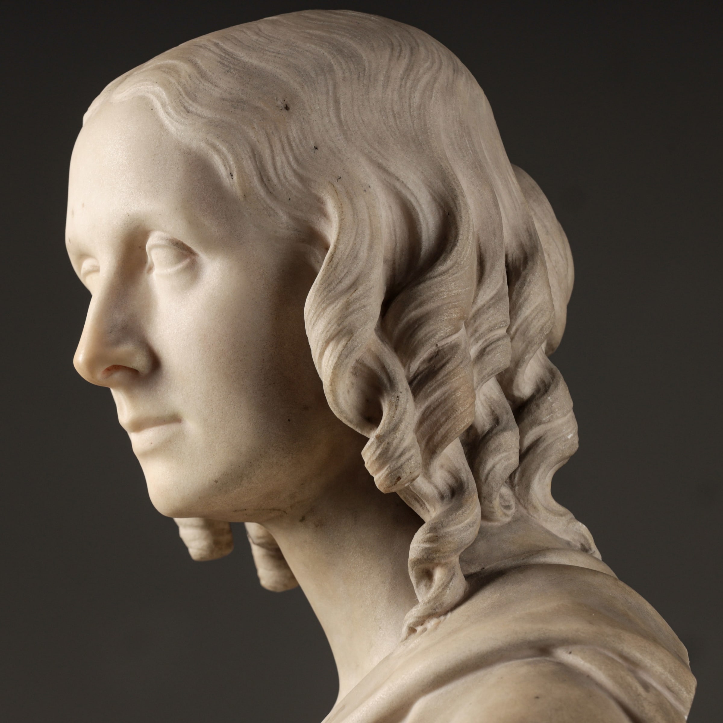 White Marble Bust of a Lady, c. 1865 | v a g a b o n d